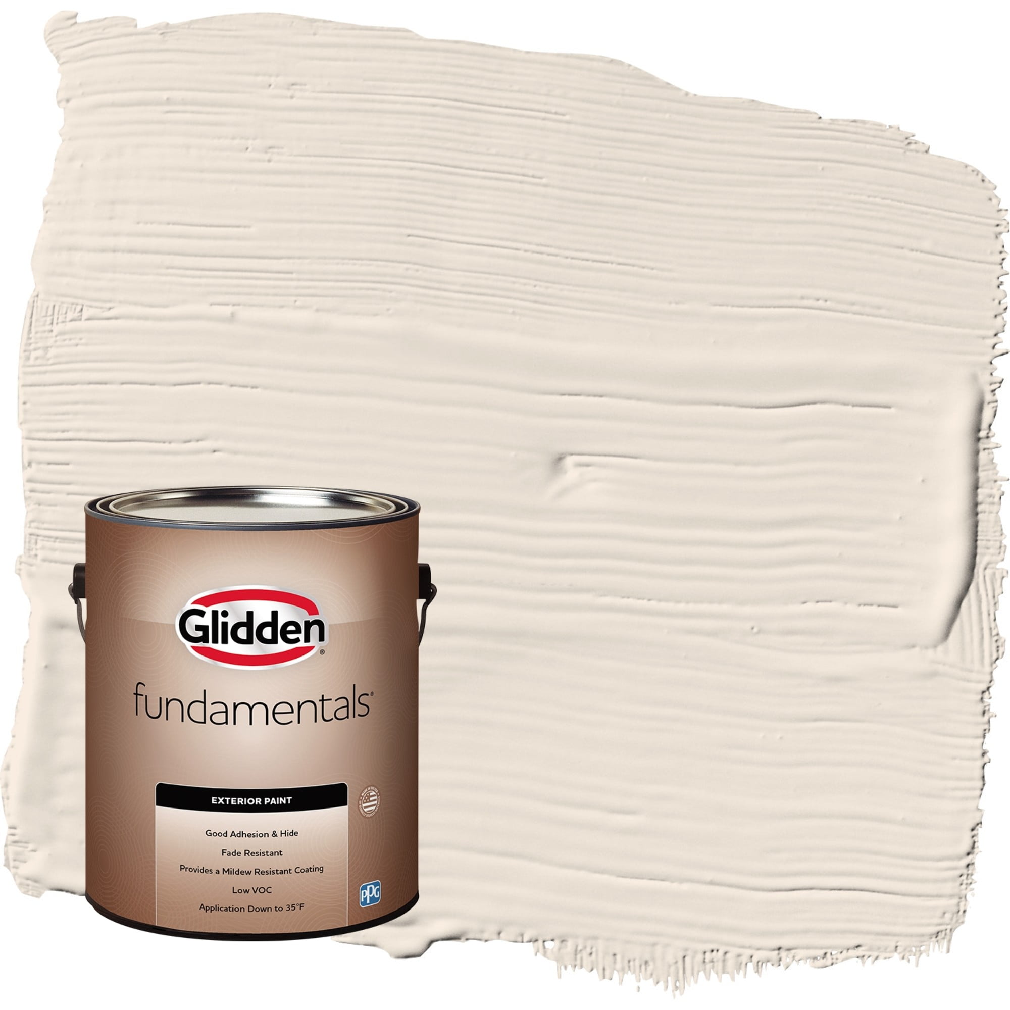 Glidden Fundamentals Moroccan Moonlight / Beige Semi-Gloss Exterior ...