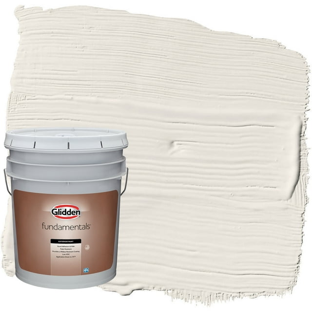 Glidden Fundamentals Exterior Paint Mountain Gray / Gray, Flat, 5 ...