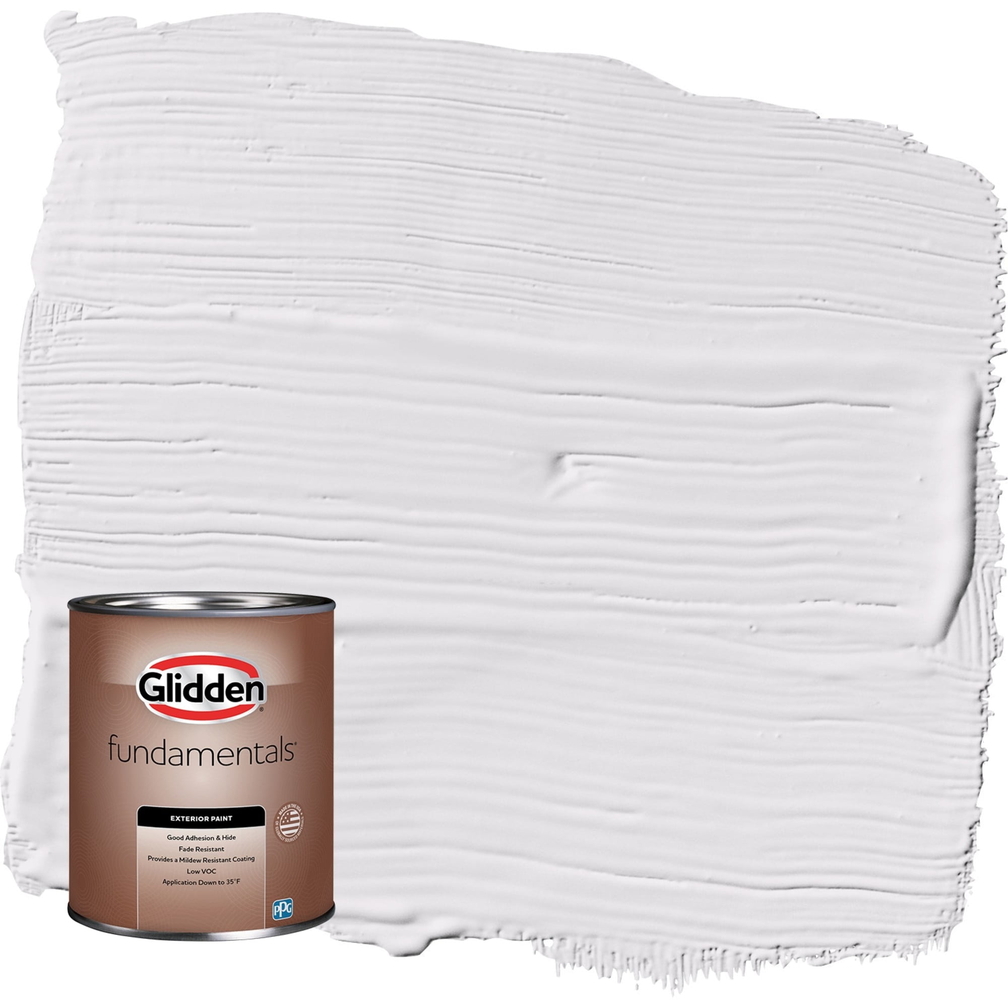 Glidden Fundamentals Orchid Blossom / Purple Flat Exterior Paint, 1 ...