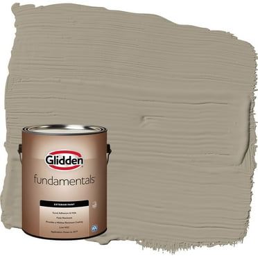 Glidden Fundamentals Antique Parchment / Beige Flat Exterior Paint, 1 ...