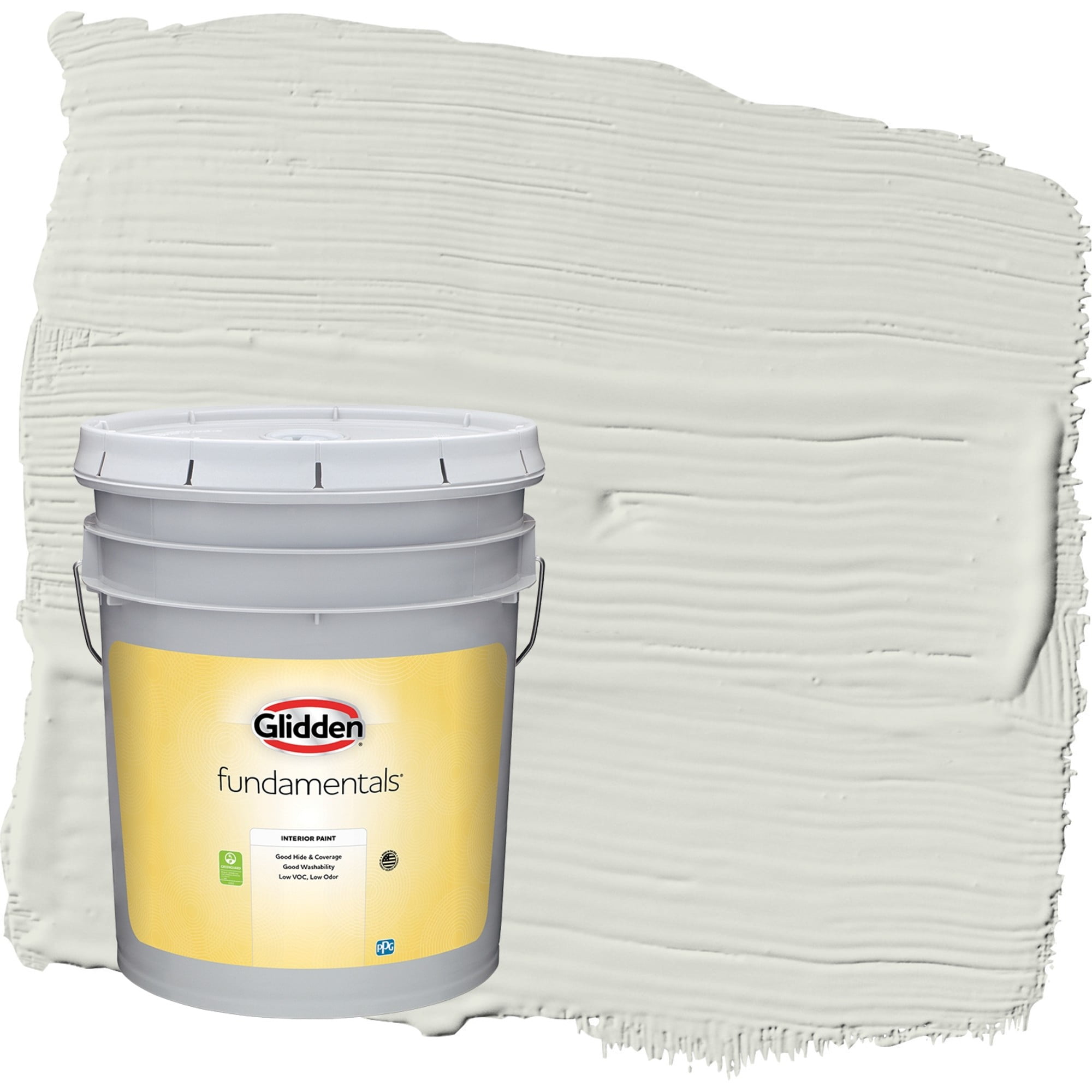Glidden Fundamentals Anonymous / Green Flat Interior Paint, 5 Gallon ...