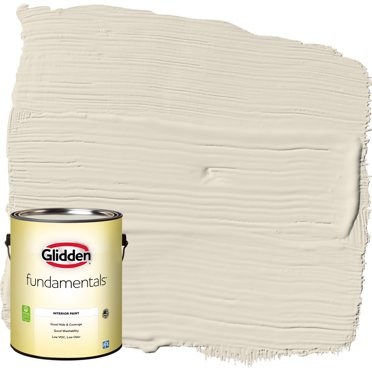 Glidden Fundamentals Interior Paint White / , Eggshell, 1 Gallon ...