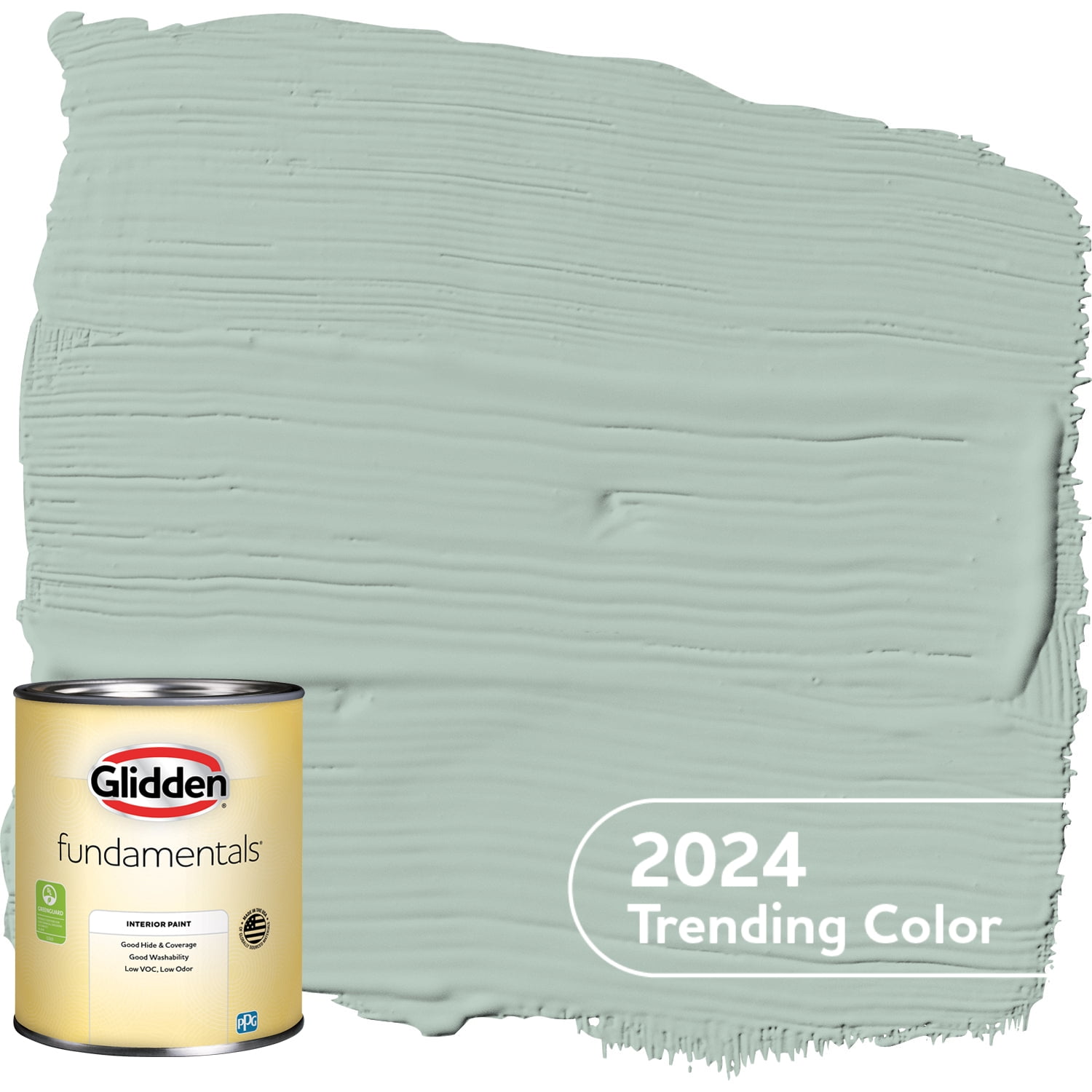 Glidden Fundamentals Interior Paint Aquamarine Dream / Blue, Flat, 1 ...