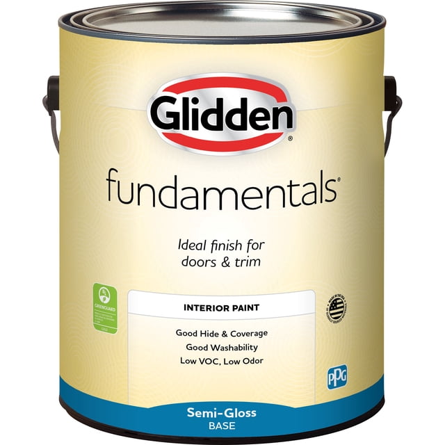 Glidden Fundamentals Interior Paint Arabella / Blue, Semi Gloss, 1 ...