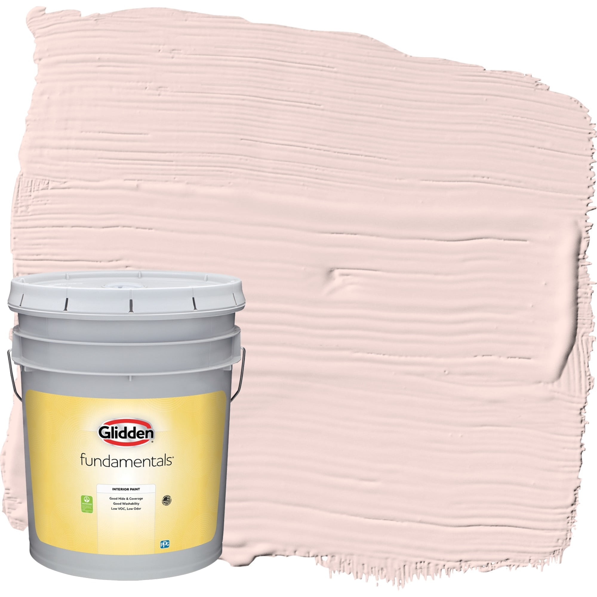 Glidden Fundamentals Interior Paint Ballet Slipper / Pink, Flat, 5 ...