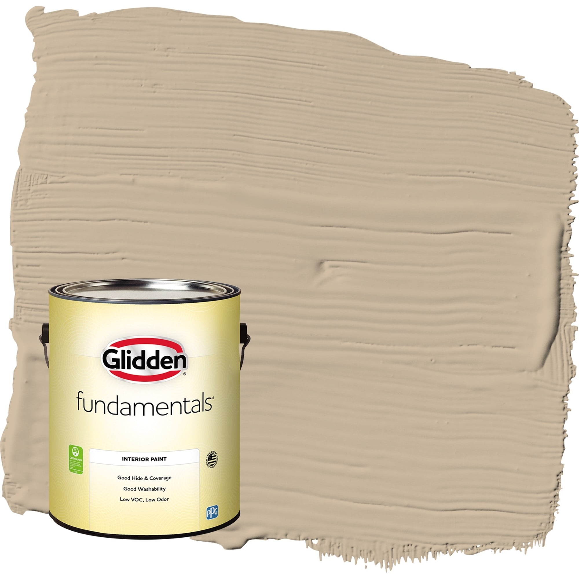 Glidden Fundamentals Best Beige / Beige Eggshell Interior Paint, 1 ...