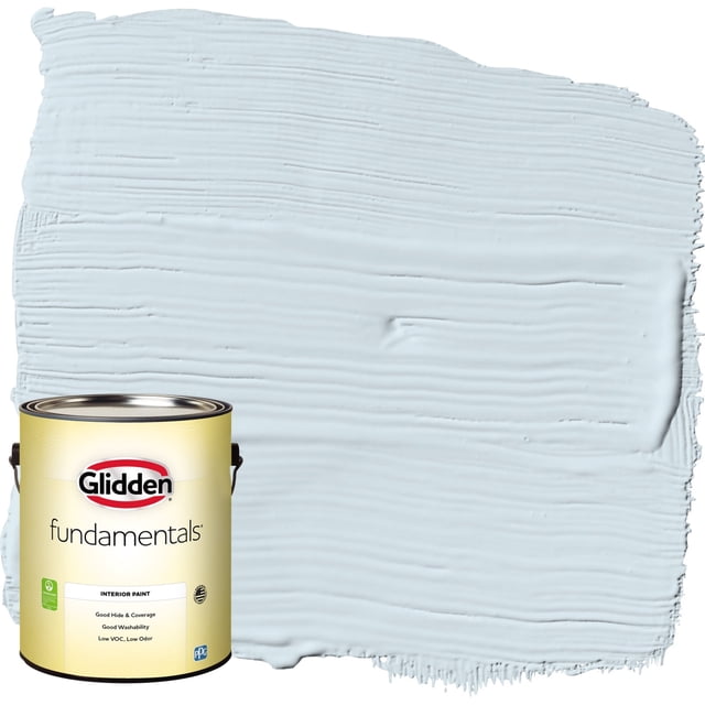 Glidden Fundamentals Interior Paint Breakwater / Blue, Flat, 1 Gallon ...
