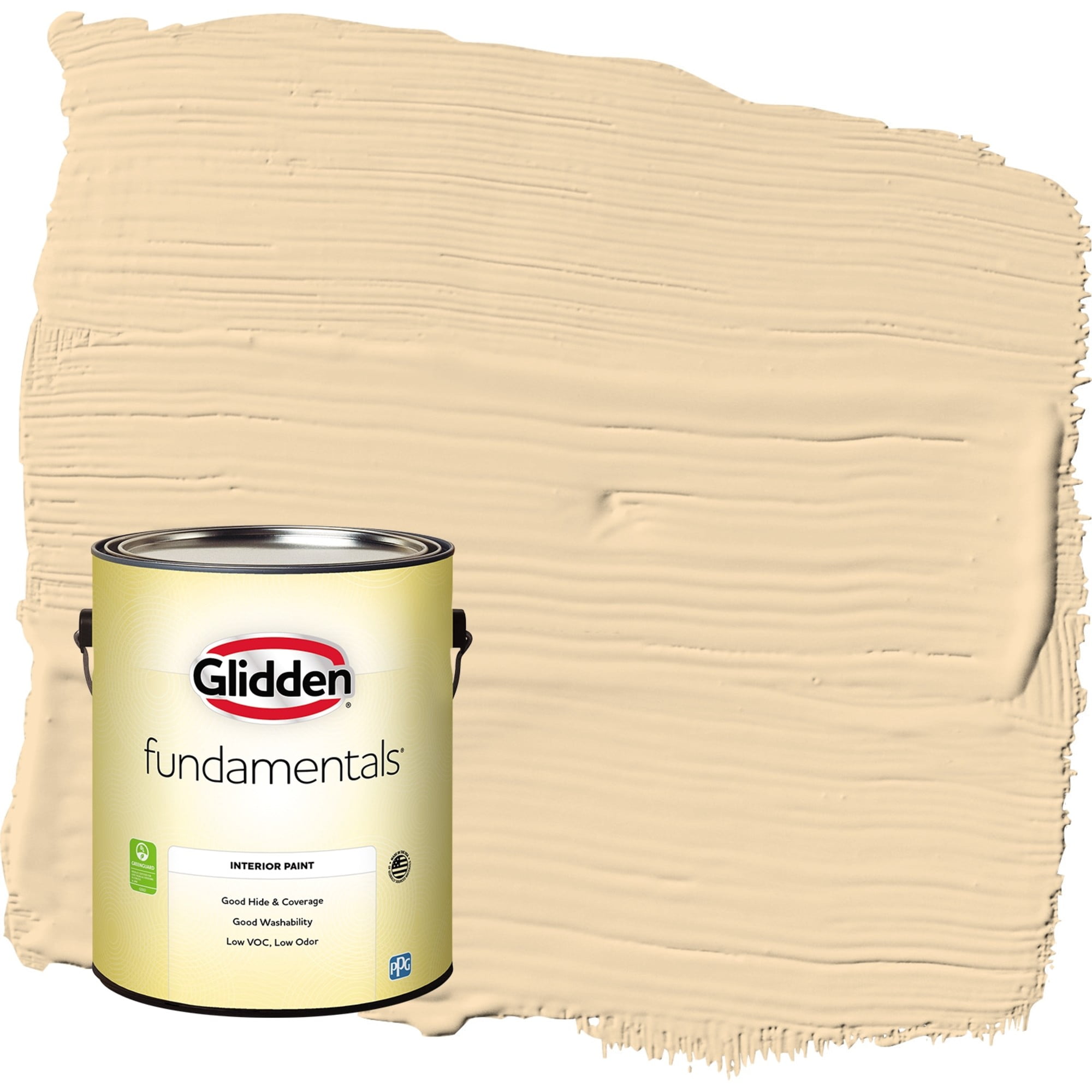 Glidden Fundamentals Chai Tea Latte / Yellow, Eggshell Interior Paint ...