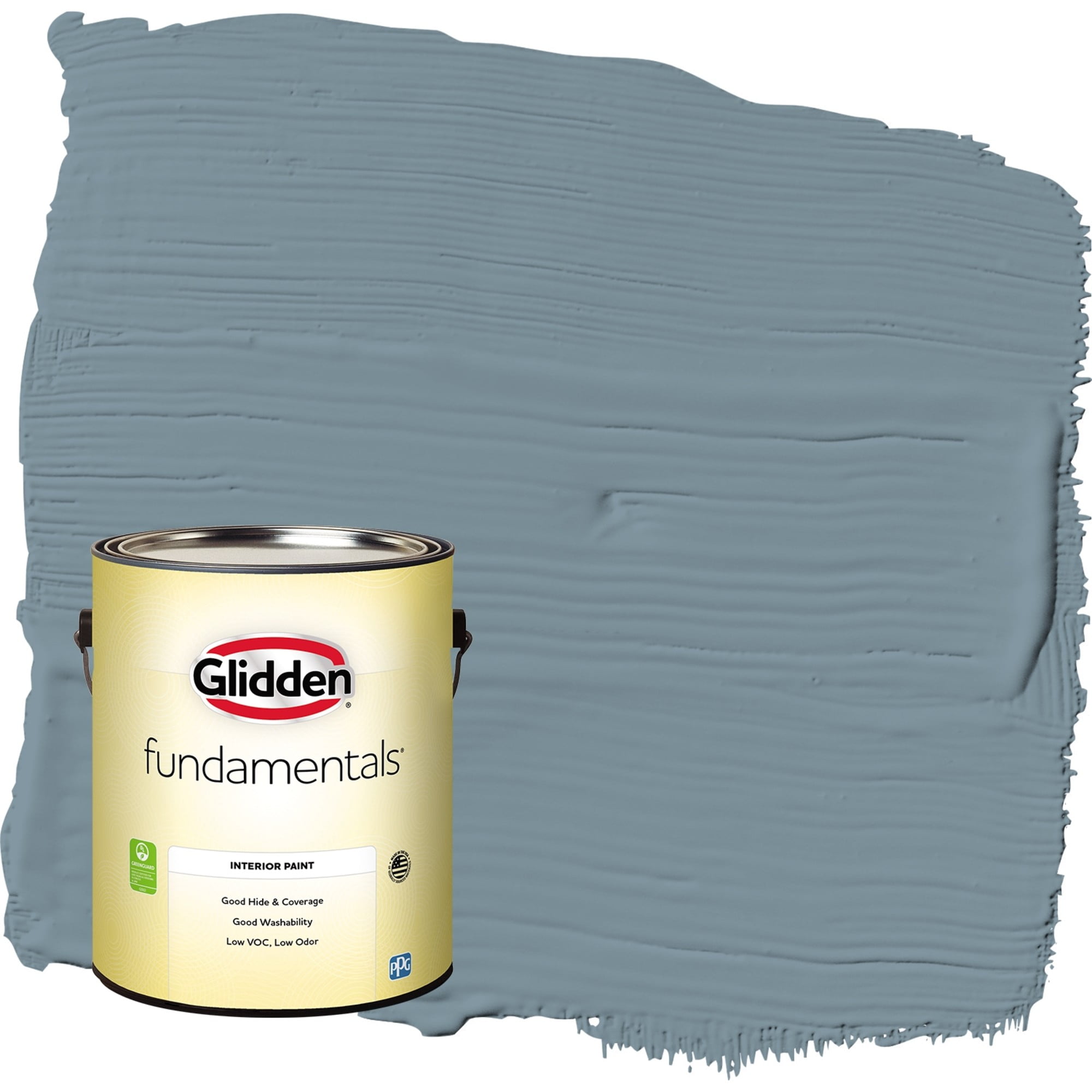 Glidden Fundamentals Chalky Blue / Blue Eggshell Interior Paint, 1 ...