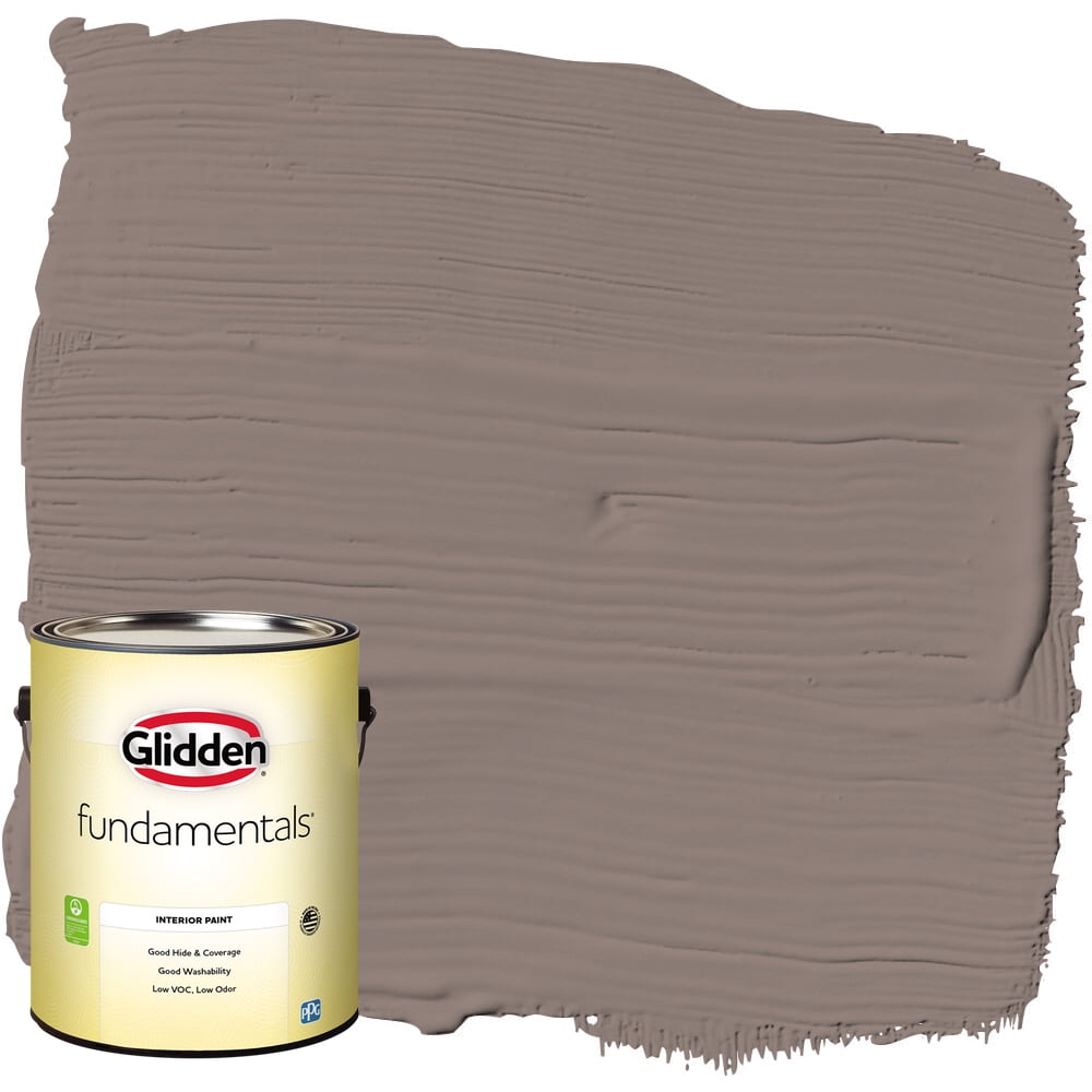 Glidden Fundamentals Interior Paint Cinnamon Toast / Brown, Semi-Gloss ...