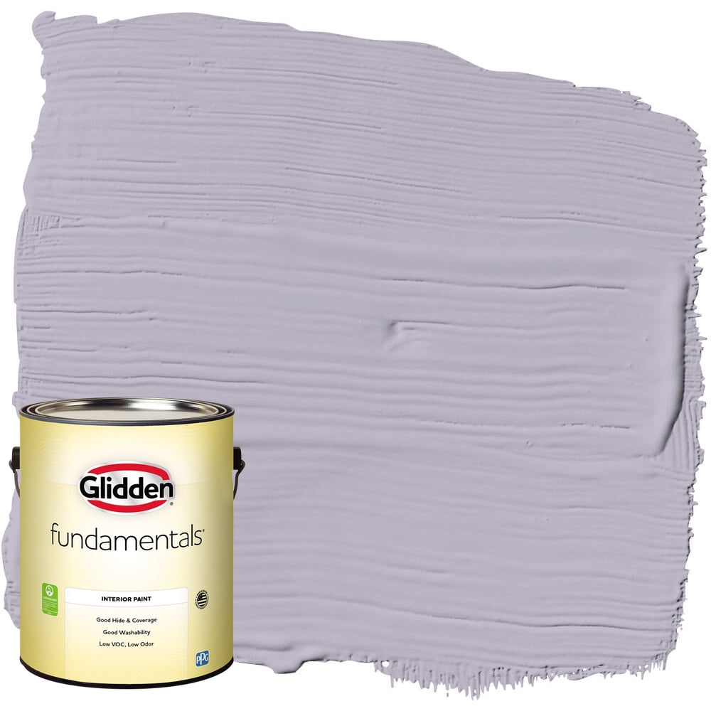 Glidden Fundamentals Interior Paint Cloudberry / Purple, Eggshell, 1 ...