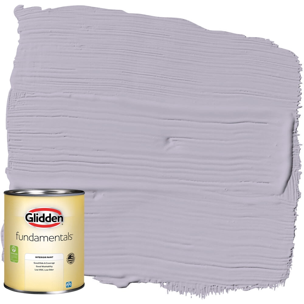 Glidden Fundamentals Interior Paint Cloudberry / Purple, Flat, 1 Quart ...