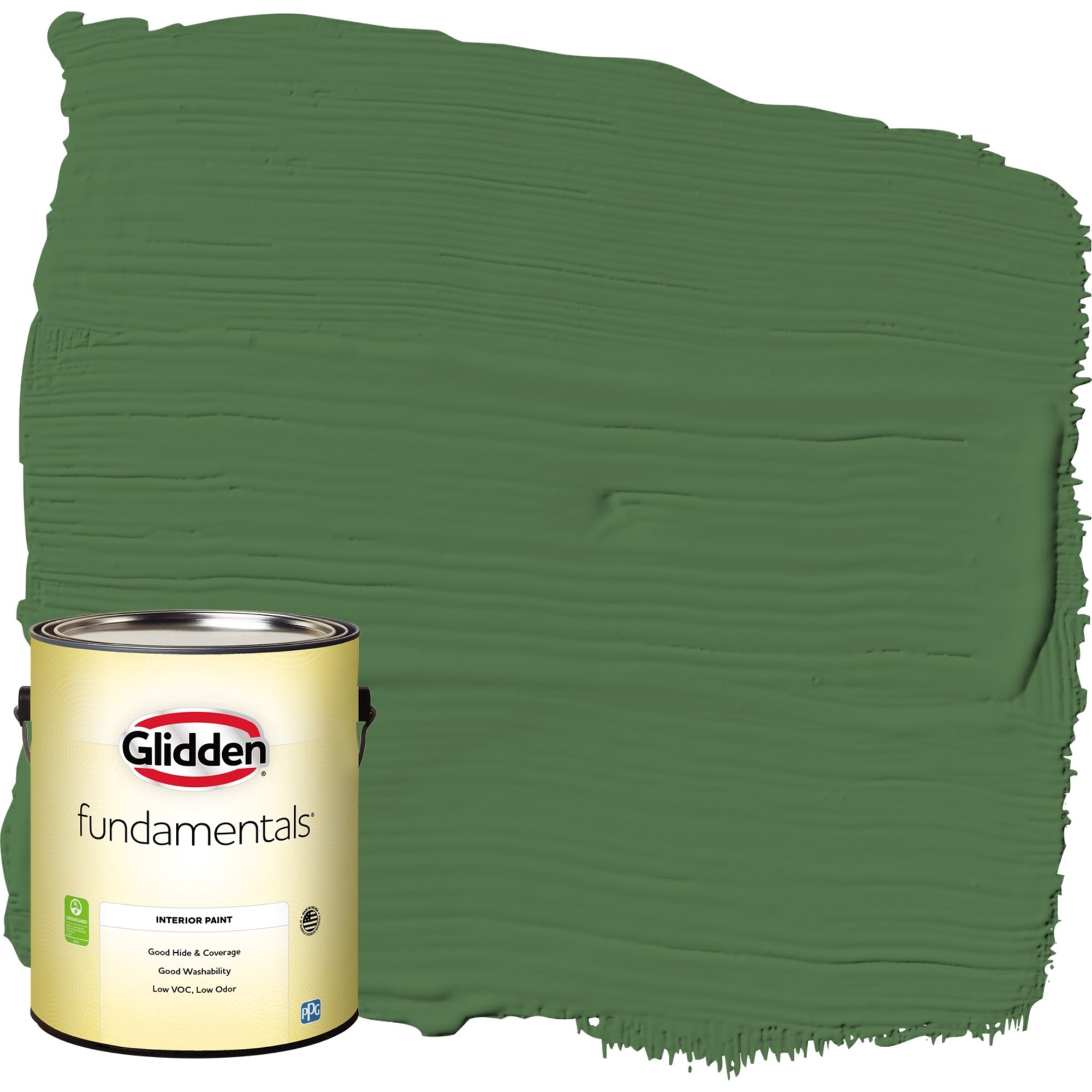 Glidden Fundamentals Interior Paint Clover Leaf / Green, Semi Gloss, 1 ...