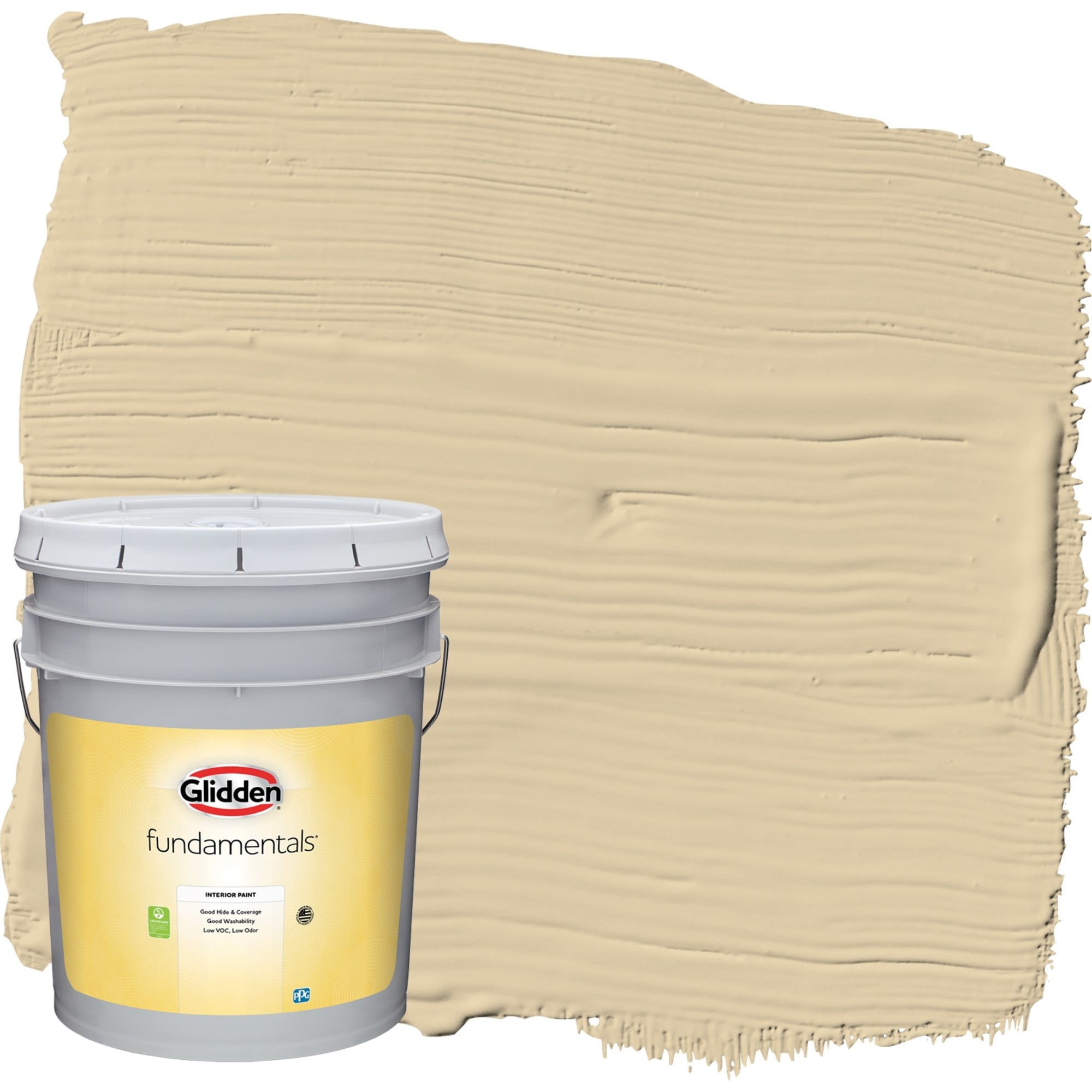 Glidden Fundamentals Interior Paint Cookie Dough / Beige, Semi Gloss, 5 ...