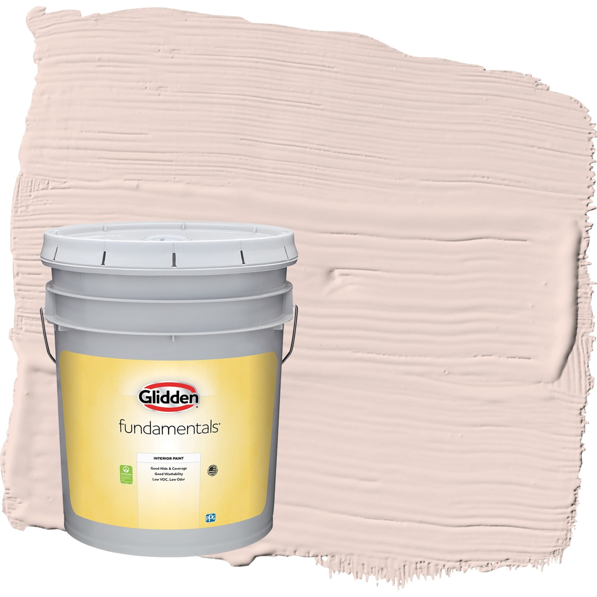 Glidden Fundamentals Coral Cream / Orange Flat Interior Paint, 5 Gallon ...