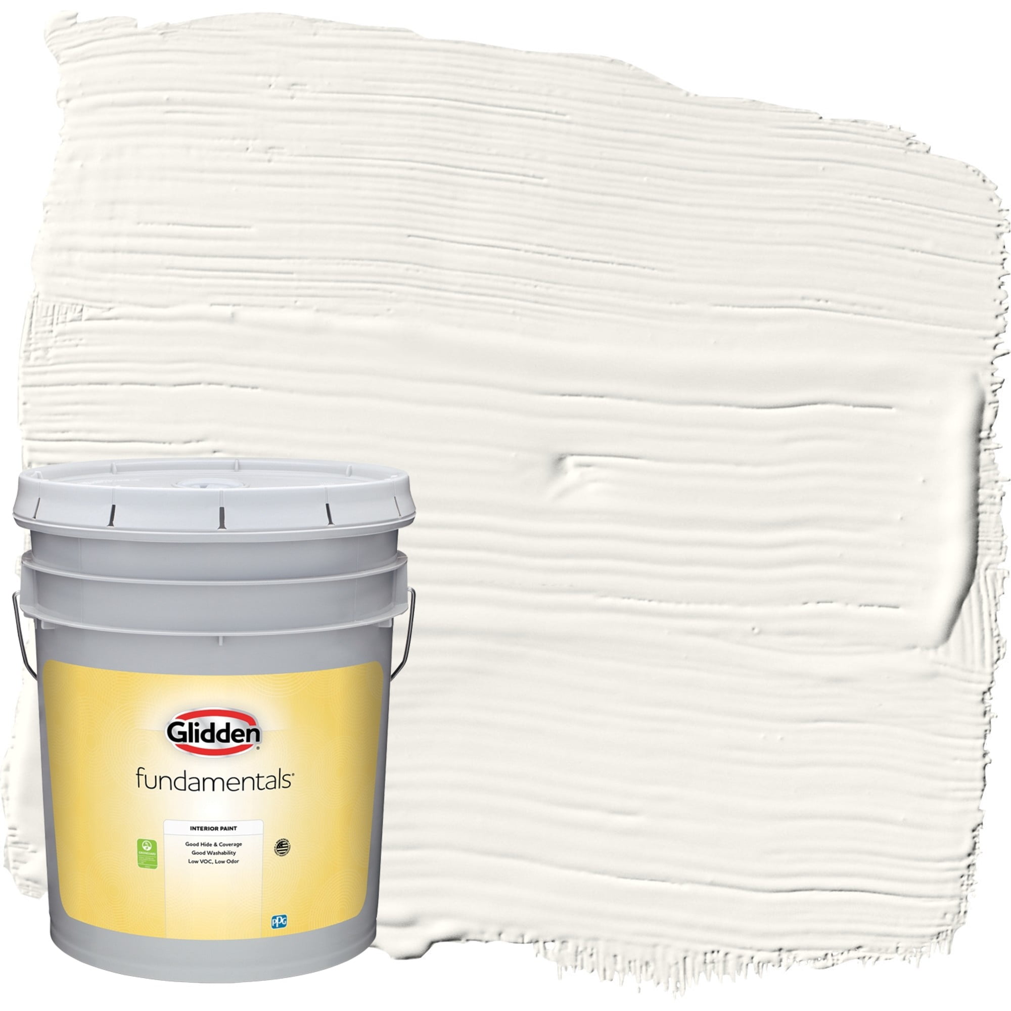 Glidden Fundamentals Interior Paint Cotton Tail, Eggshell, 5 Gallon ...