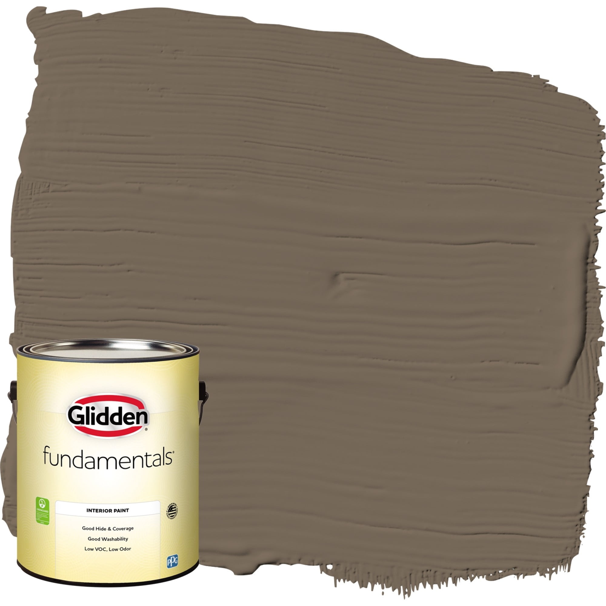 Glidden Fundamentals Interior Paint Curlew / Brown, Flat, 1 Gallon ...