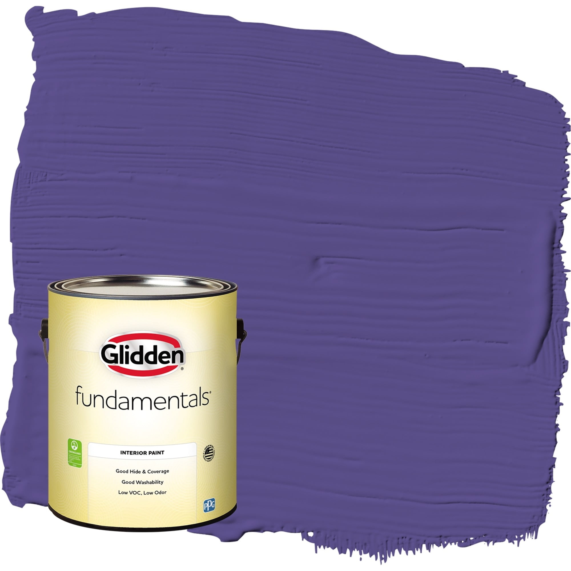 Glidden Fundamentals Eggplant / Purple, Eggshell Interior Paint, 1 ...