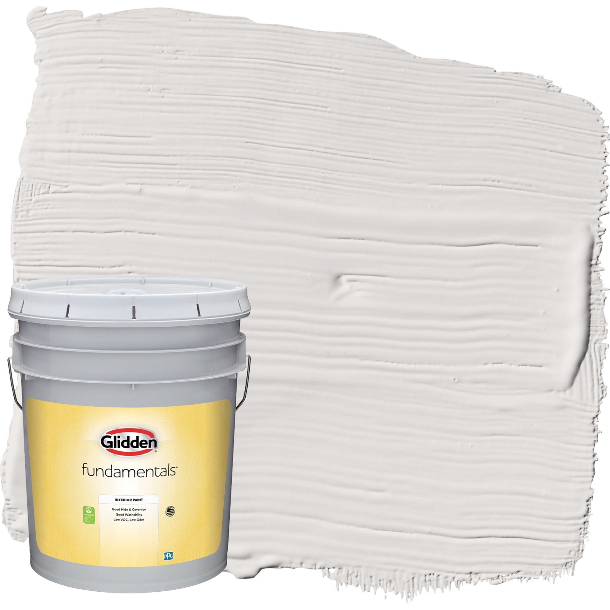 Glidden Fundamentals Interior Paint Fall Chill / Grey, Eggshell, 5 ...