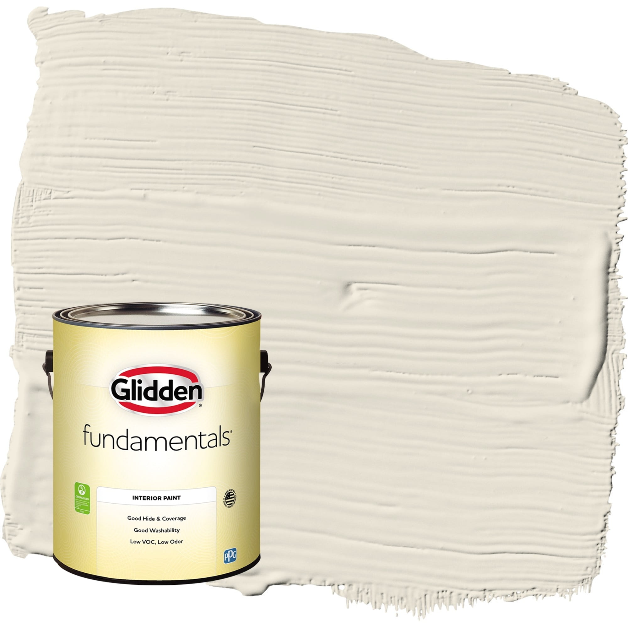 Glidden Fundamentals Focus / Off White Eggshell Interior Paint, 1 ...