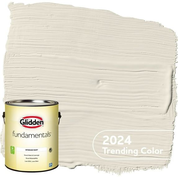 Glidden Fundamentals 1 Gallon Focus / Off White Semi-Gloss Interior ...