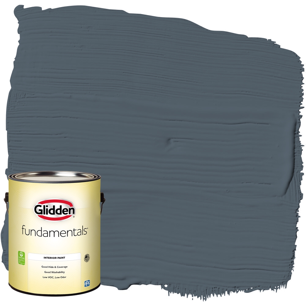 ColorPlace Ready to Use Interior Paint, Blue Grey Sky, 1 Gallon, Flat ...