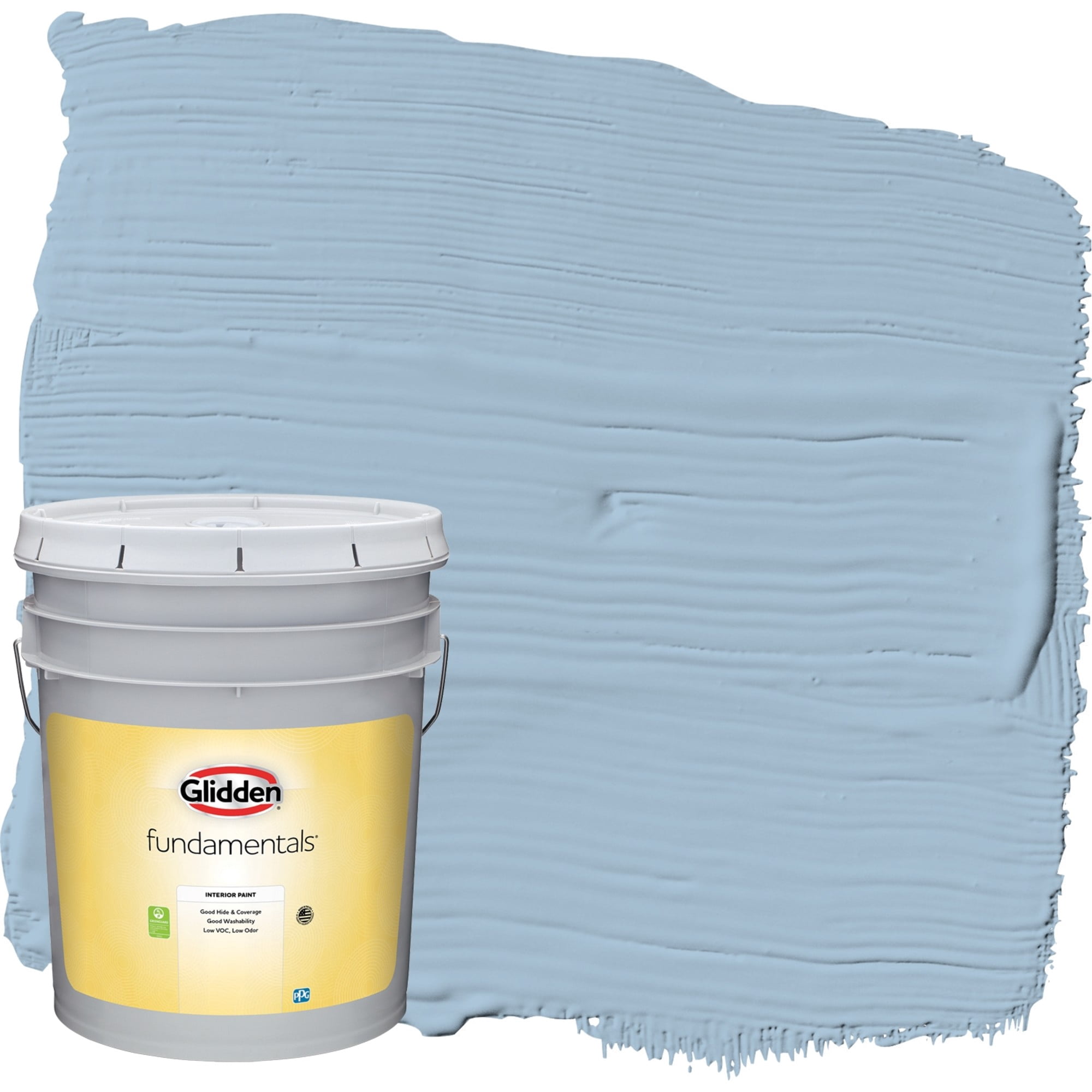 Glidden Fundamentals Interior Paint Heavenly Blue, Eggshell, 5 Gallon ...