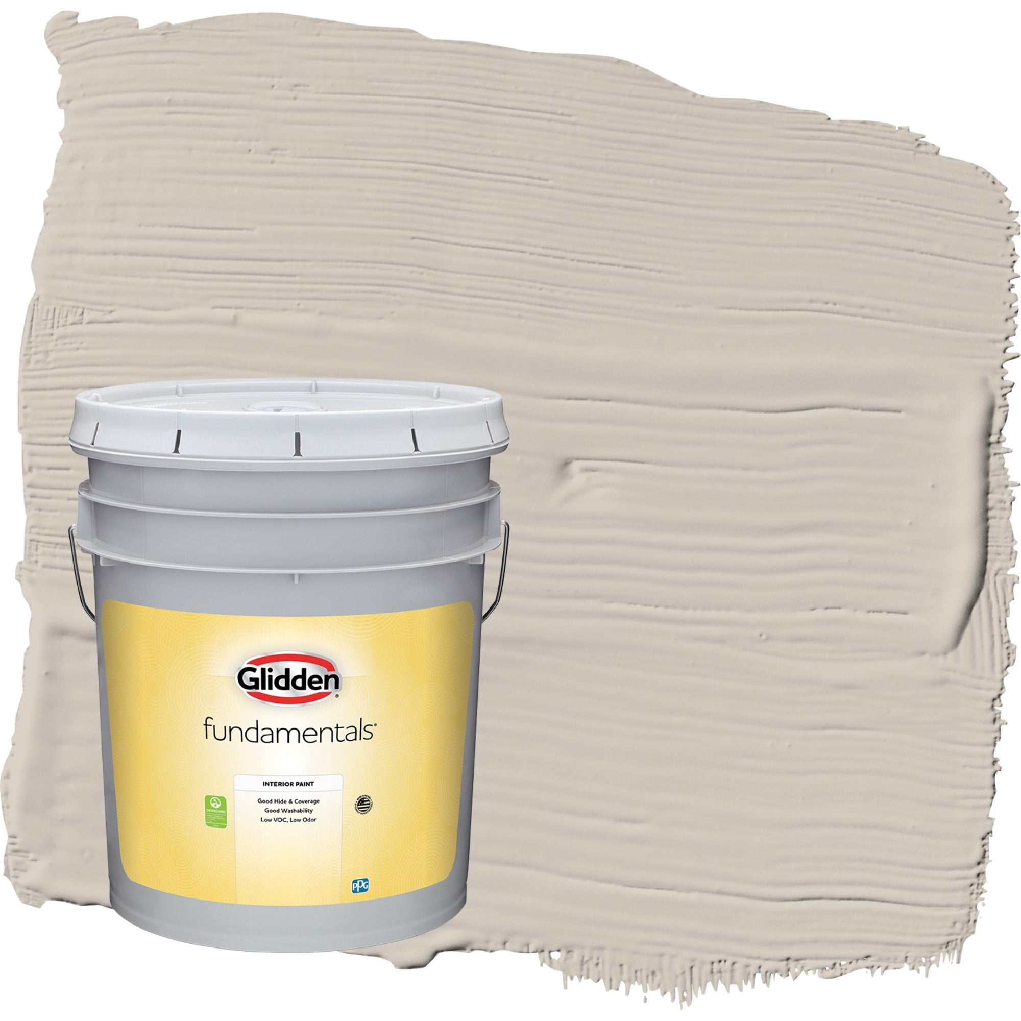 Glidden Fundamentals Intuitive / Beige Eggshell Interior Paint, 5 ...