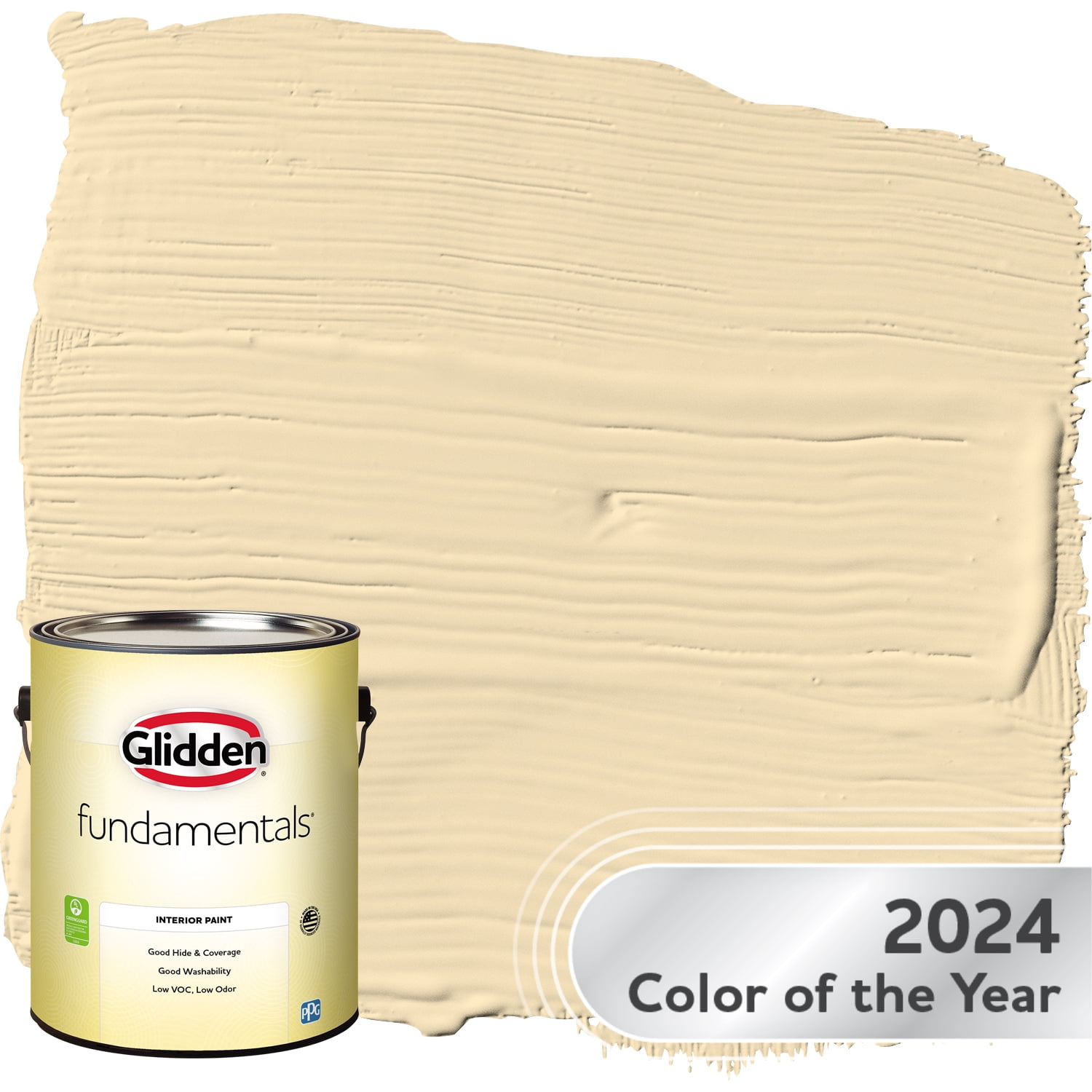 Glidden Fundamentals Interior Paint Limitless / Yellow, Eggshell, 1 ...