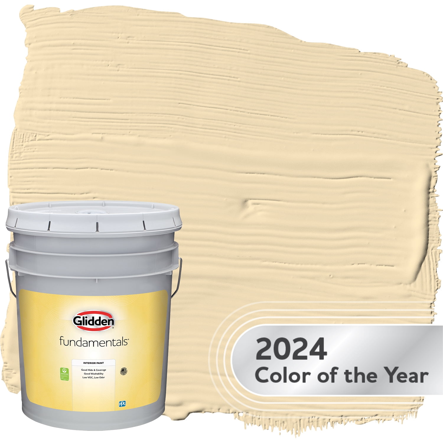 Glidden Fundamentals Interior Paint Limitless / Yellow, Flat, 5 Gallon ...