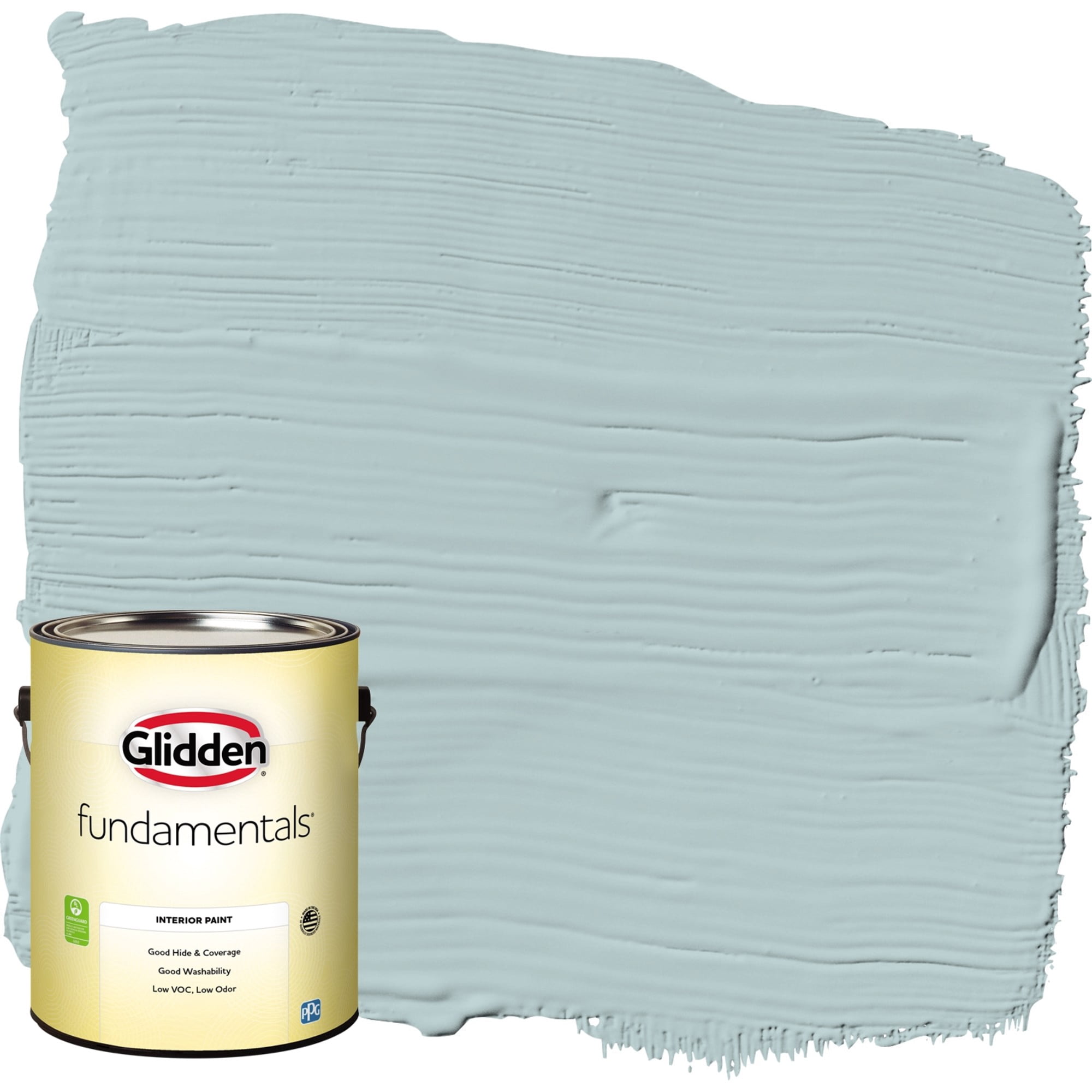 Glidden Fundamentals Interior Paint Misty Surf / Blue, Eggshell, 1 ...