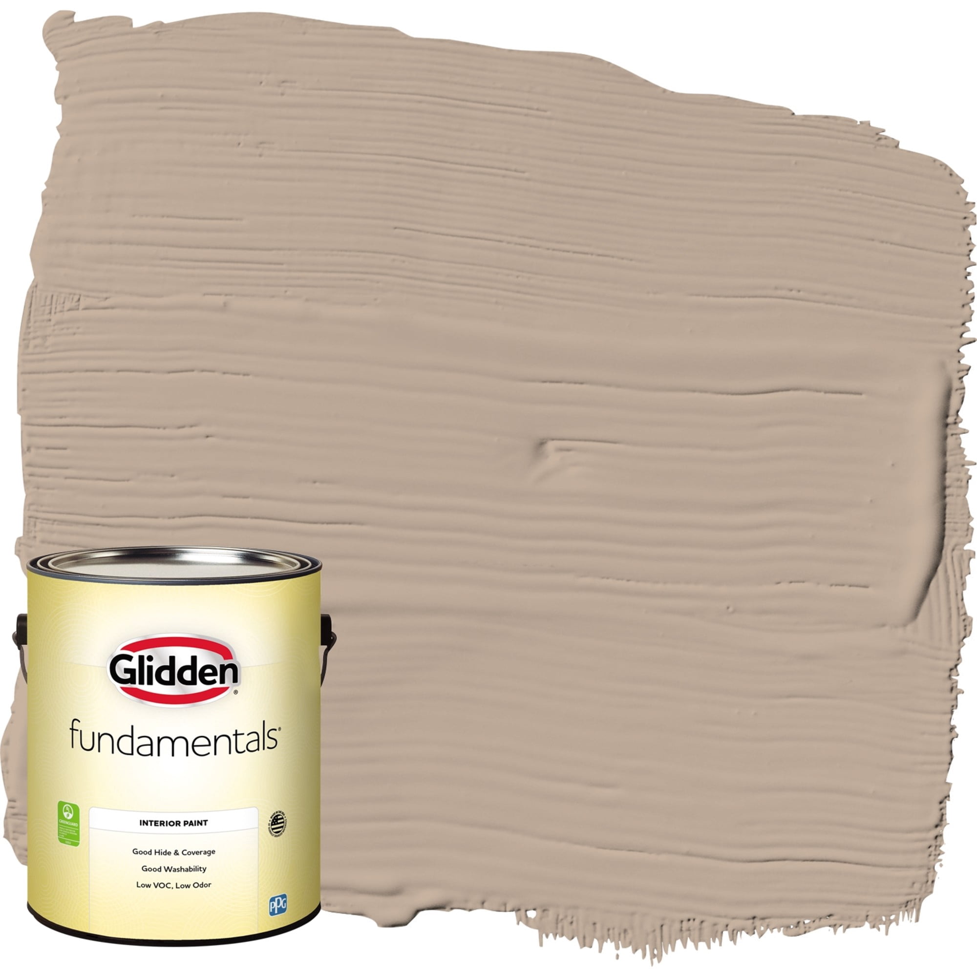 Glidden Fundamentals Interior Paint Notorious / Tan, Eggshell, 1 Gallon ...