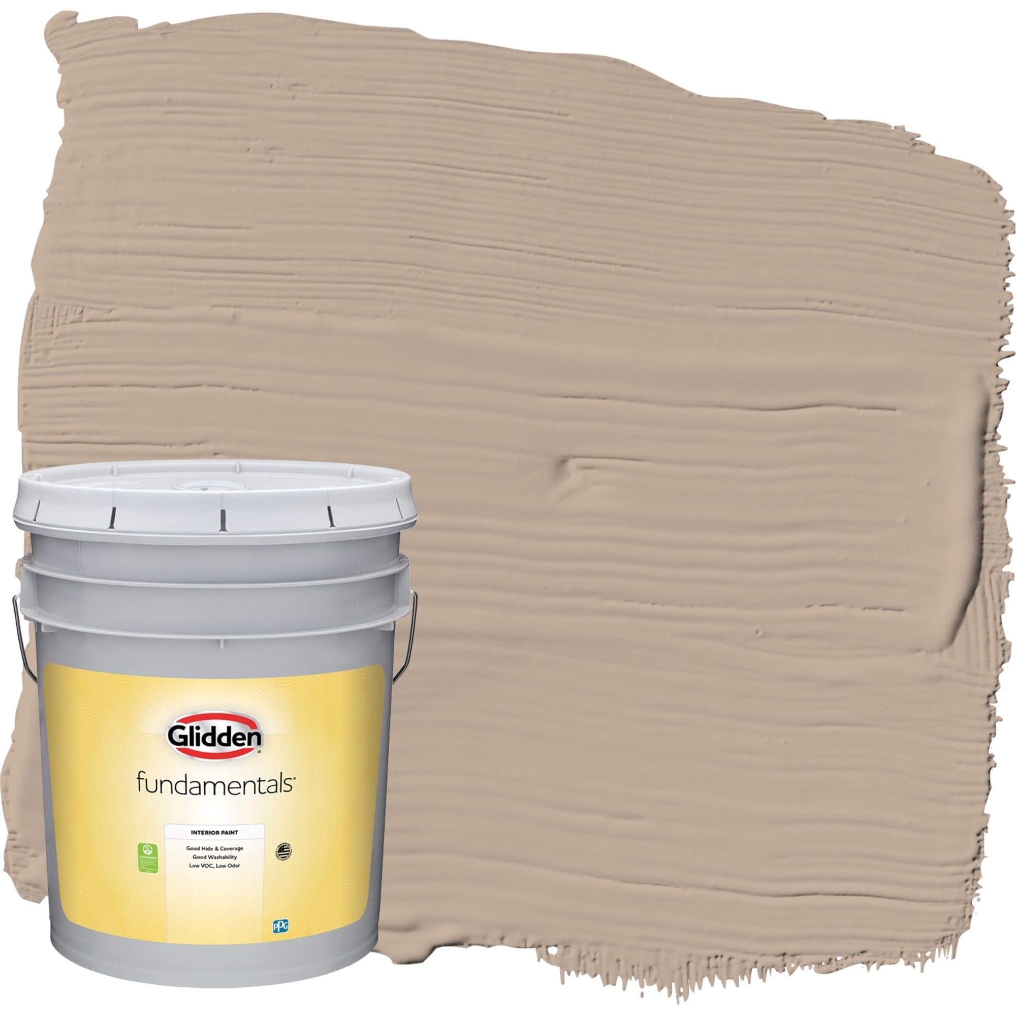 Glidden Fundamentals Interior Paint Notorious / Tan, Semi Gloss, 5 ...