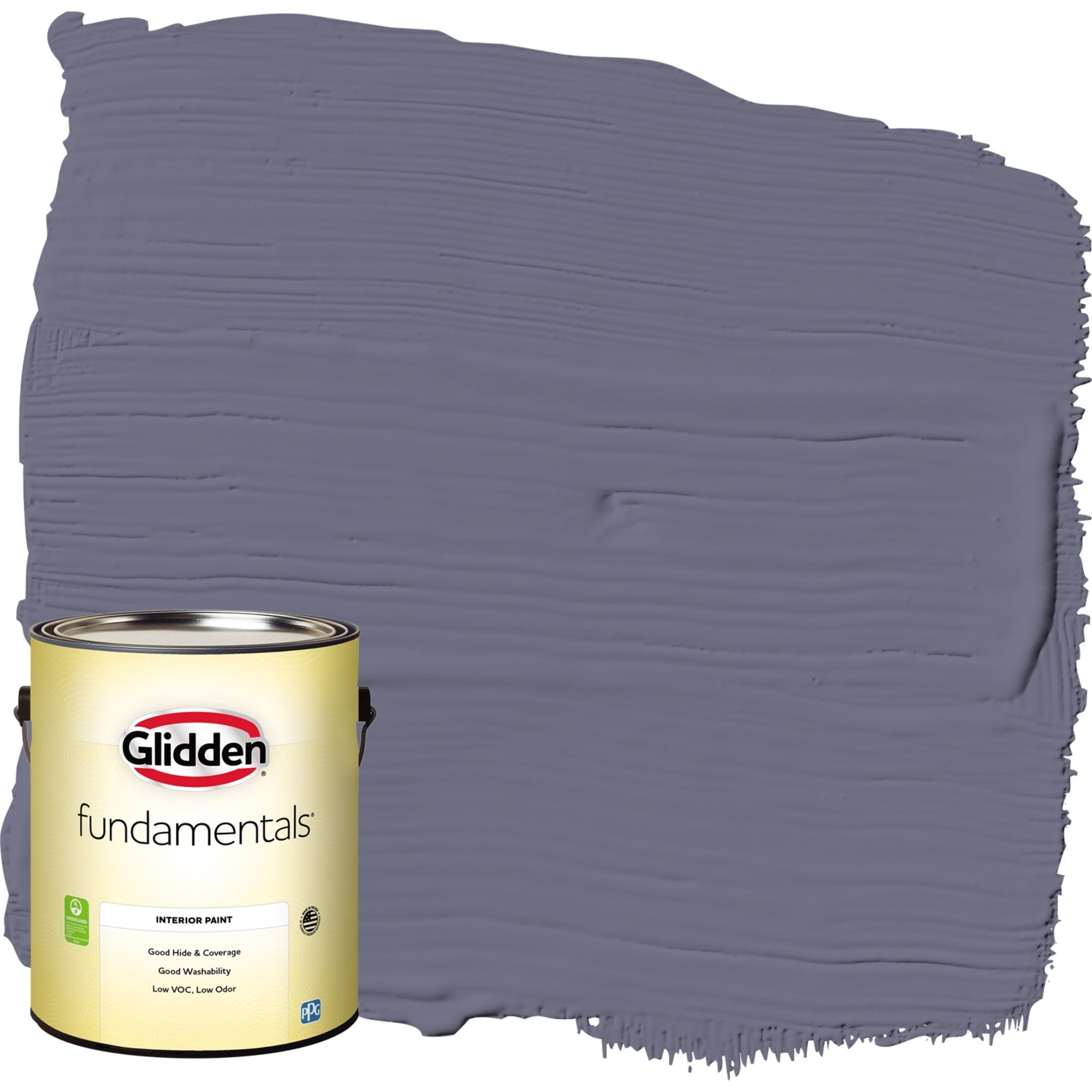 Glidden Fundamentals Interior Paint Old Mill Blue / Purple, Eggshell, 1 ...