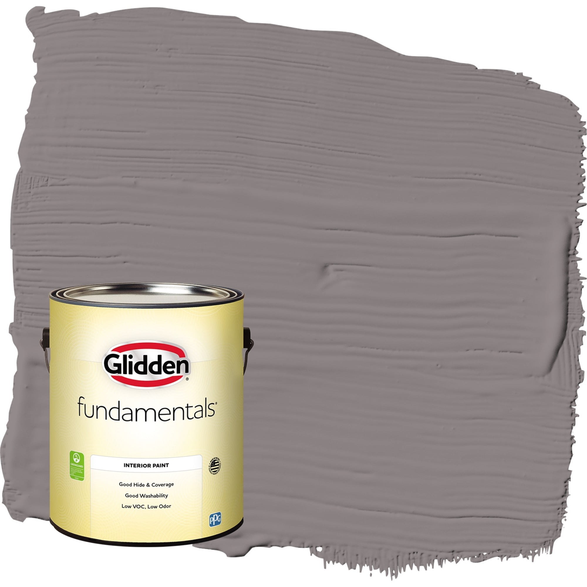 Glidden Fundamentals Pewter Mug / Gray, Semi-Gloss Interior Paint, 1 ...