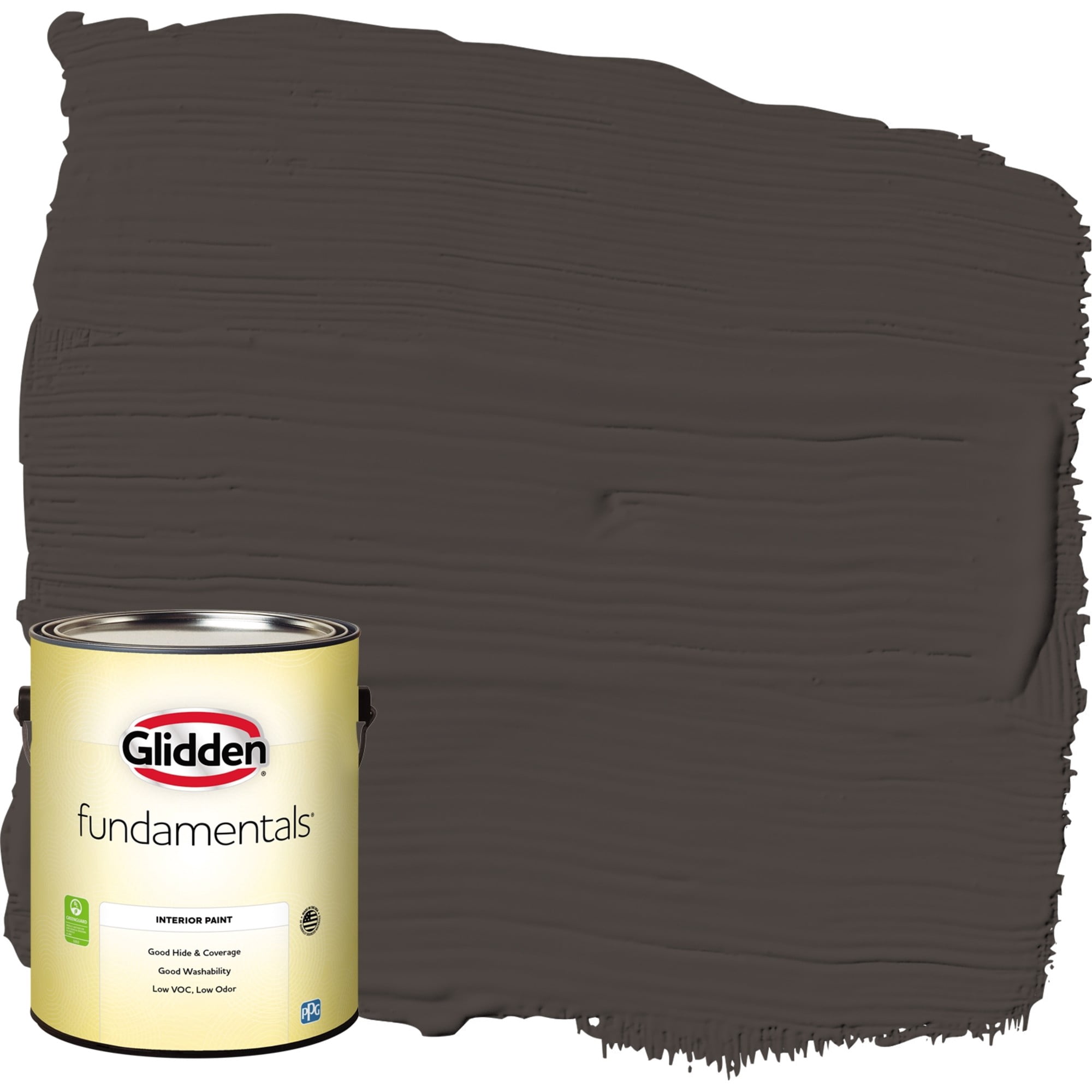Glidden Fundamentals Interior Paint Phantom Mist / Brown, Flat, 1 ...