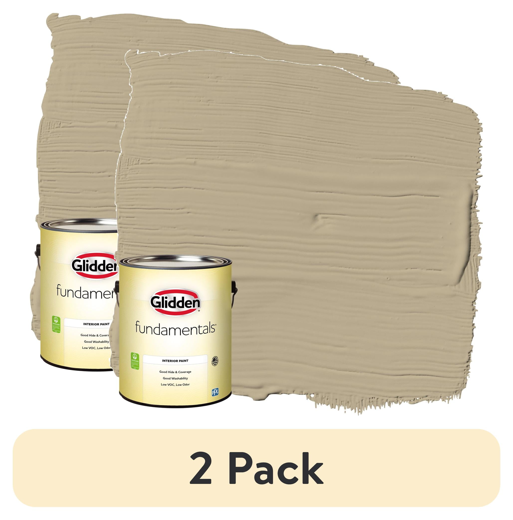 (2 pack) Glidden Fundamentals Interior Paint Prairie Dust / Brown ...
