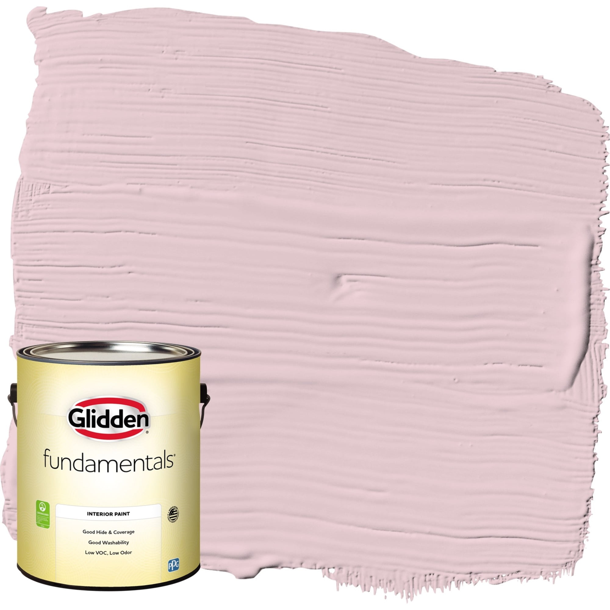 Glidden Fundamentals Interior Paint Rose Cloud / Pink, Semi Gloss, 1 ...