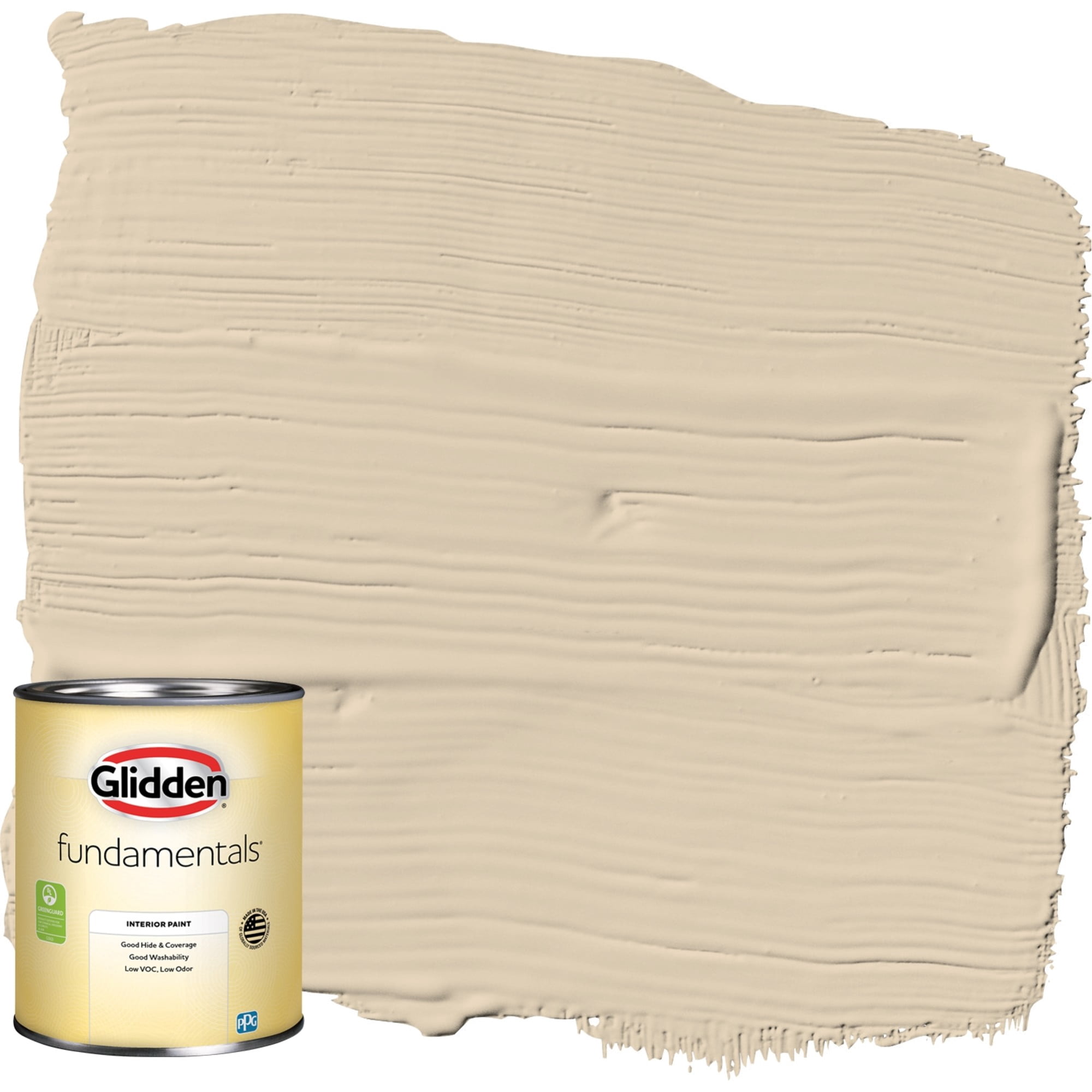 Glidden Fundamentals Interior Paint Seriously Sand / Beige, Flat, 1 ...