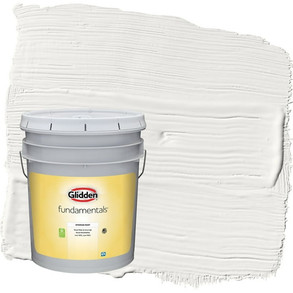 Glidden Fundamentals Silver Feather / Beige Semi-Gloss Interior Paint ...
