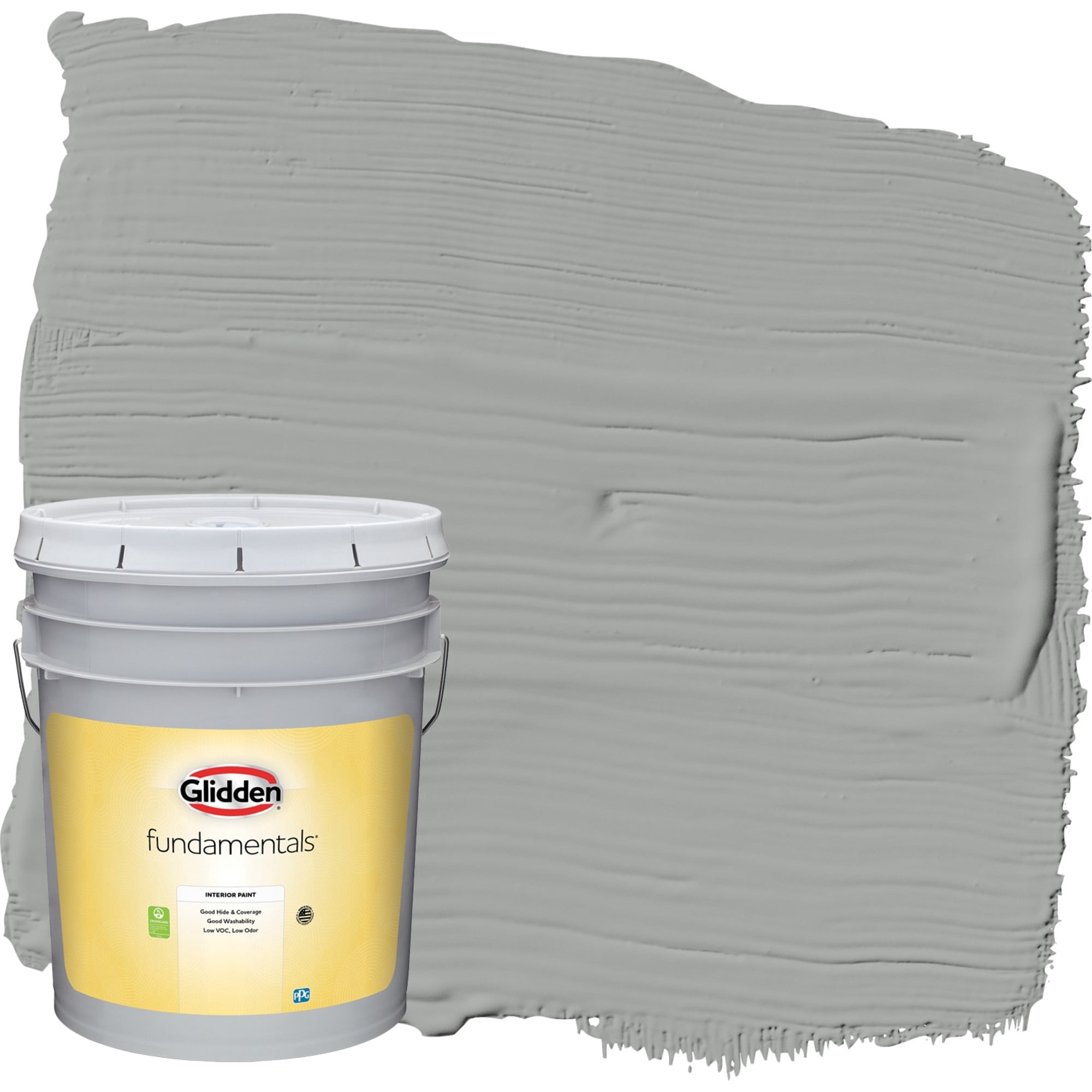 Glidden Fundamentals Interior Paint Stepping Stone / Grey, Semi Gloss ...