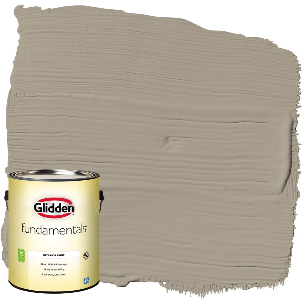 Glidden Fundamentals Interior Paint Stonehenge Greige / Gray, Eggshell ...