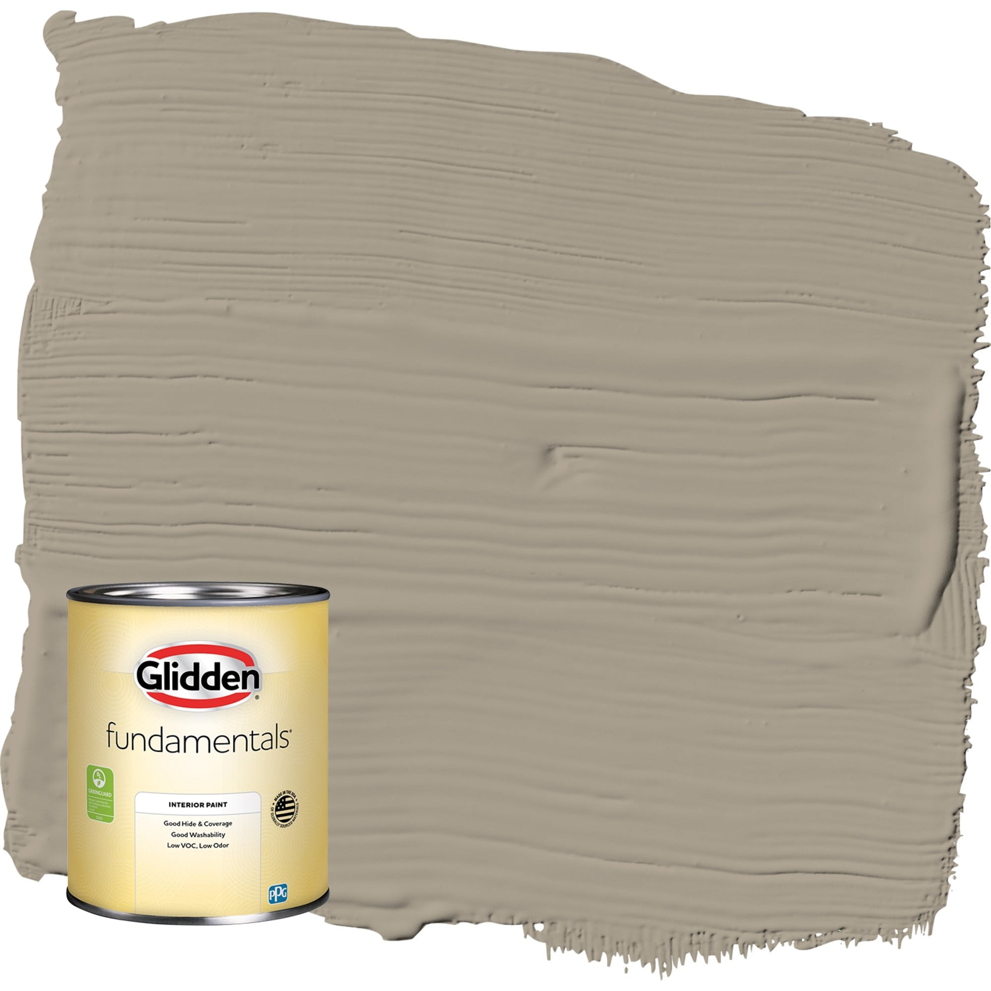 Glidden Fundamentals Stonehenge Greige / Gray Eggshell Interior Paint ...