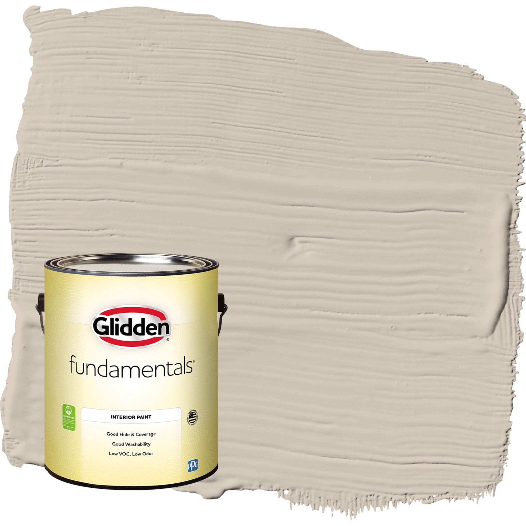Glidden Fundamentals Synchronicity / Gray, Eggshell Interior Paint, 1 ...
