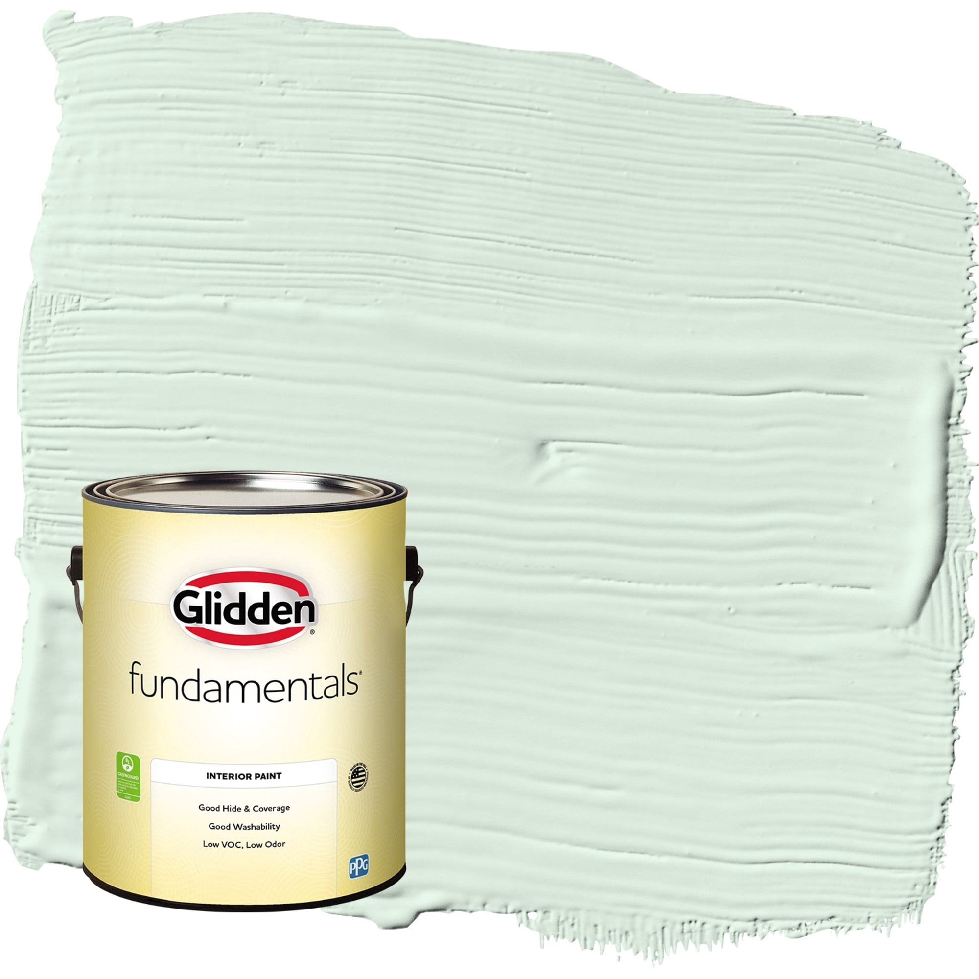 Glidden Fundamentals Tint of Green / Green, Eggshell Interior Paint, 1 ...