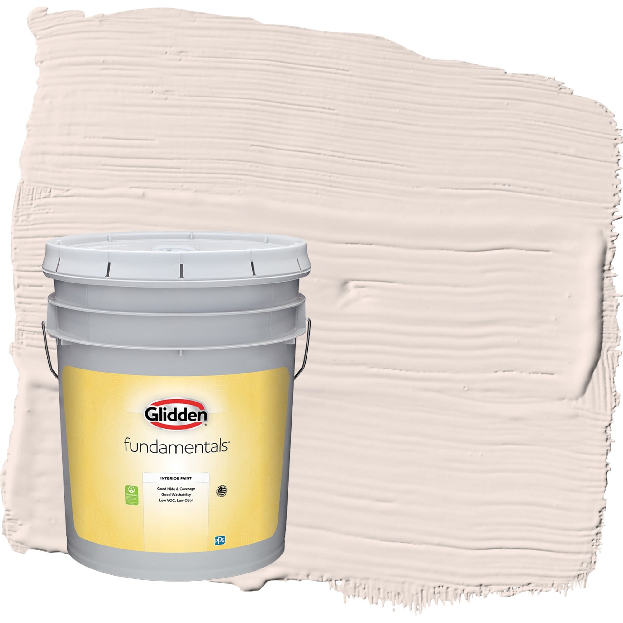 Glidden Fundamentals Touchable / Tan, Eggshell Interior Paint, 5 Gallon ...