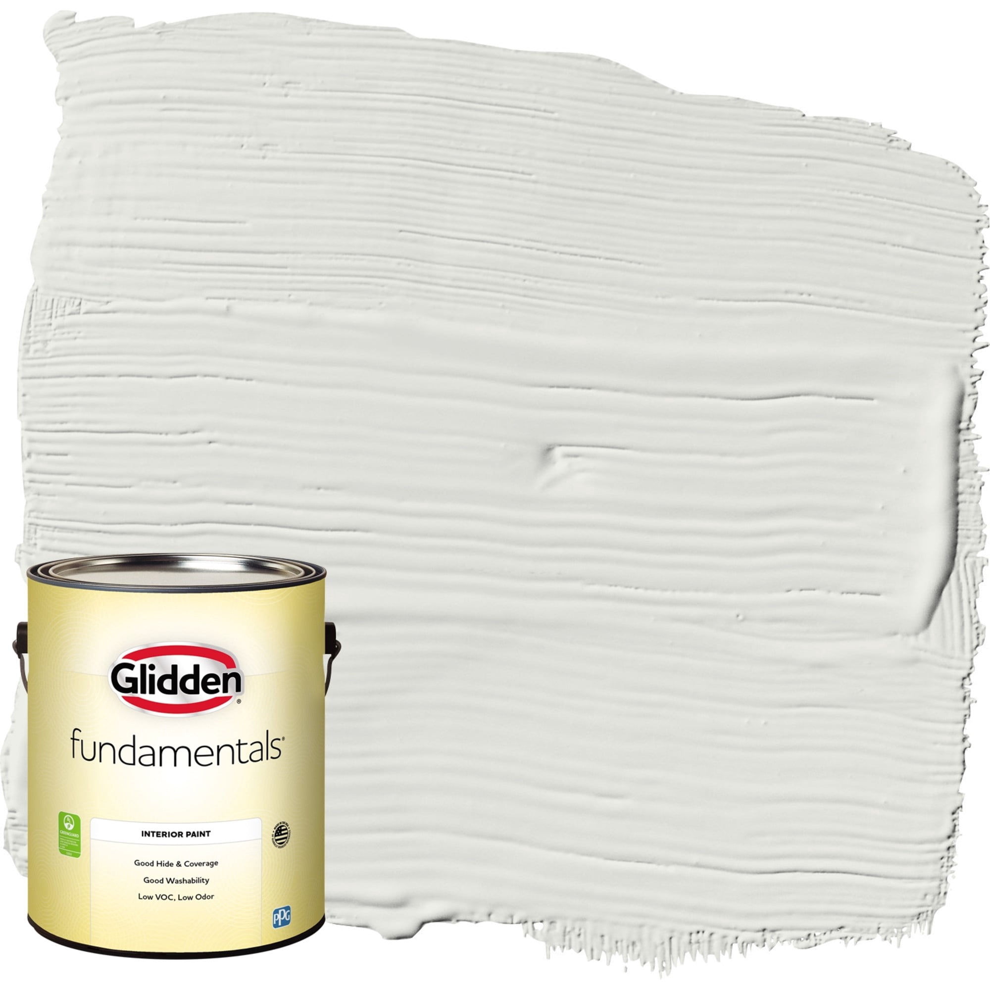 Glidden Fundamentals Interior Paint Tundra Frost / Grey, Eggshell, 1 ...