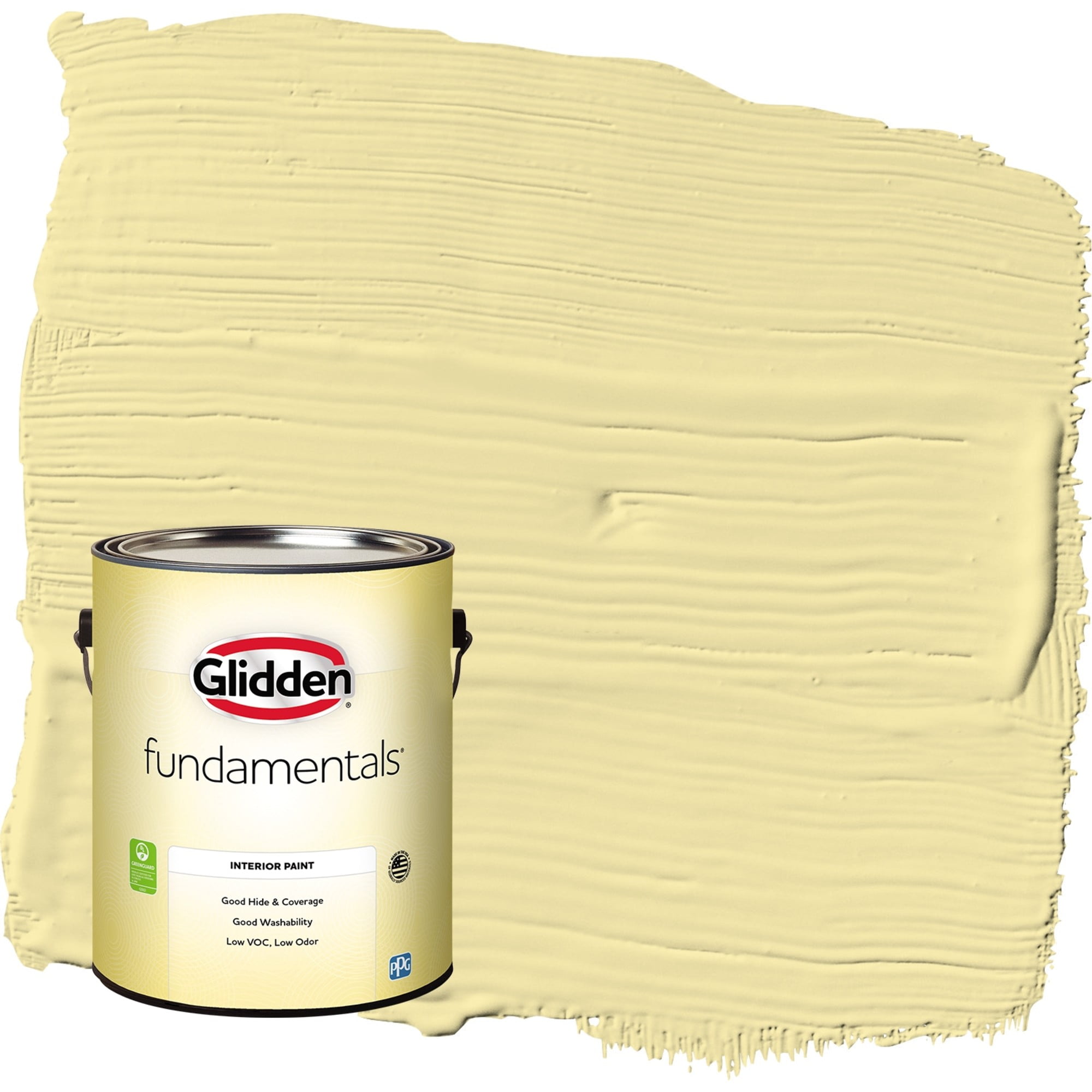 Glidden Fundamentals Turning Oakleaf / Yellow, Eggshell Interior Paint ...
