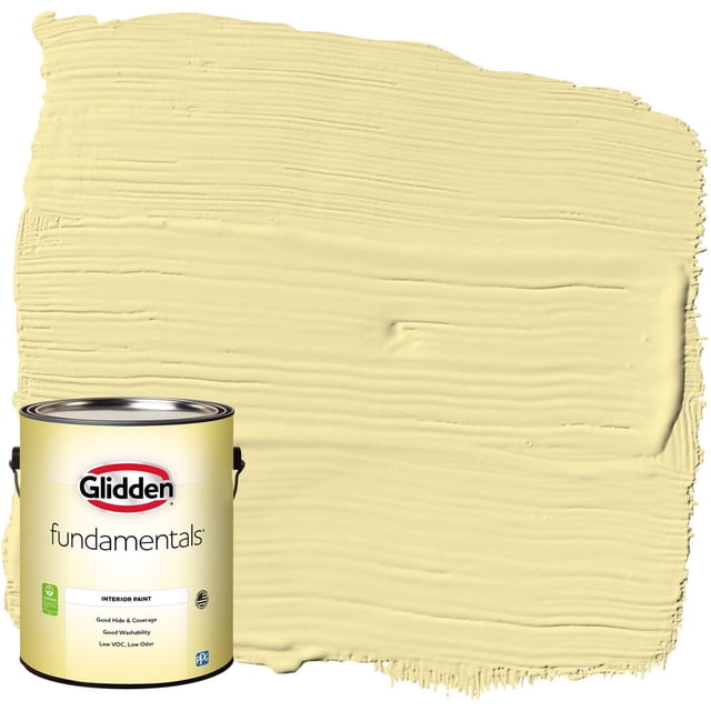 Glidden Fundamentals Interior Paint Turning Oakleaf / Yellow, Eggshell ...