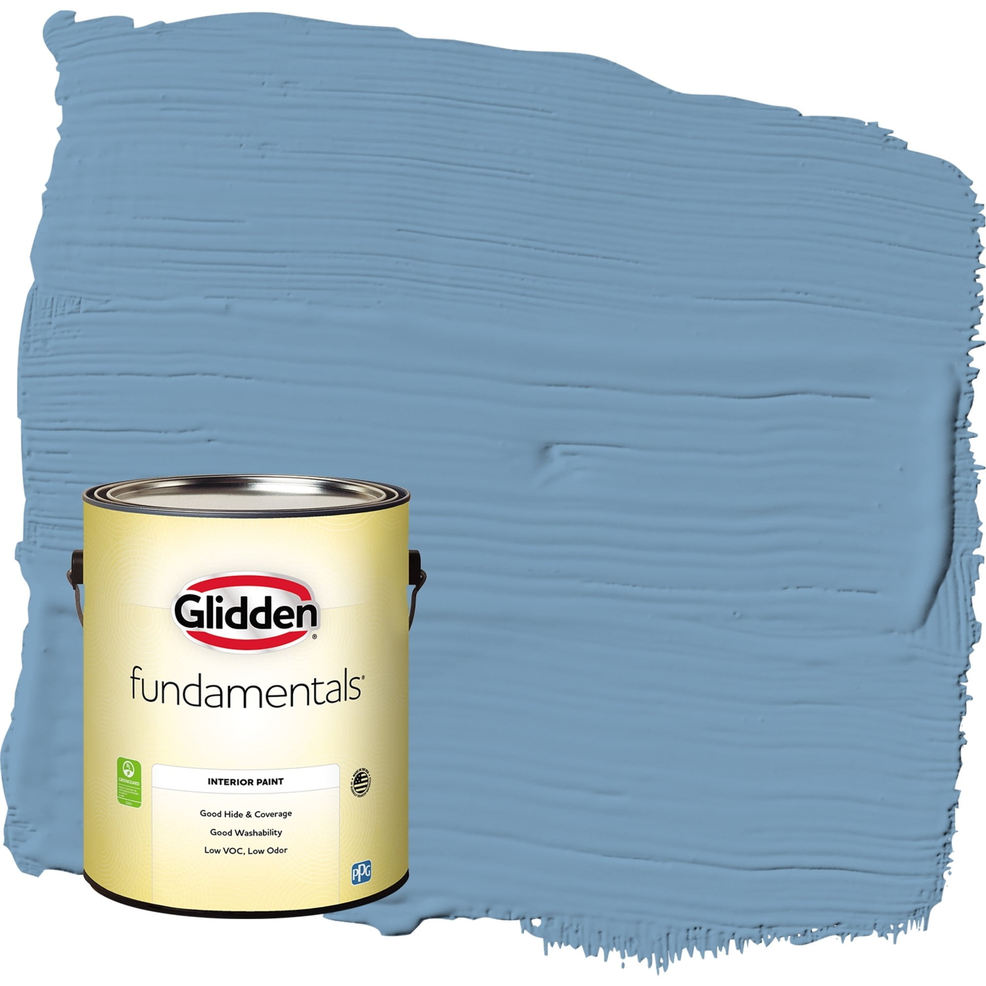 Glidden Fundamentals Walden Pond / Blue, Flat Interior Paint, 1 Gallon ...